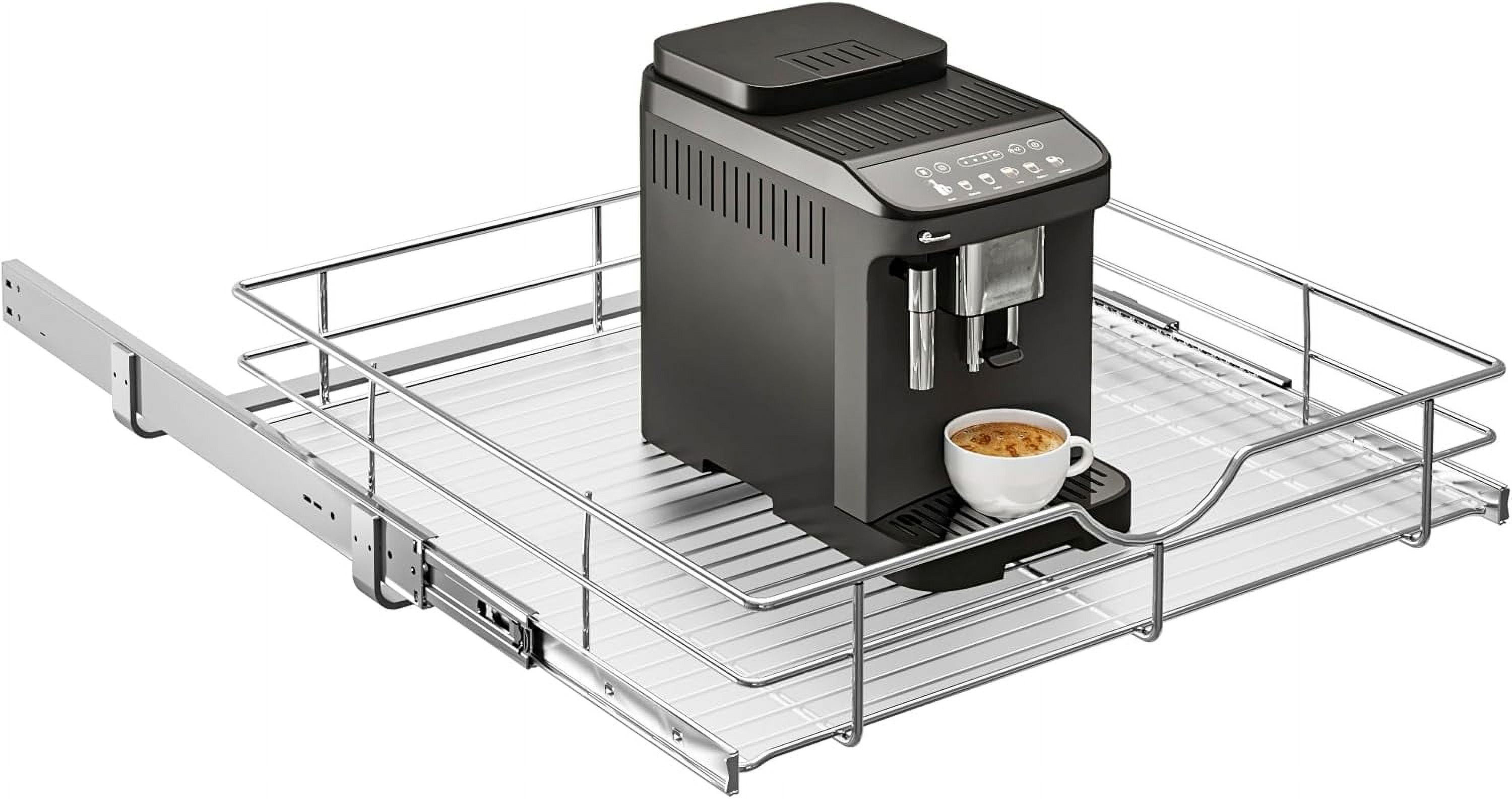 Soft Close Slide Out Cabinet Shelf, 23" W x 21" D Pull Out Drawers for ...