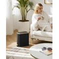 Soft-Close Step Trash Can – 5L Slim Stainless Steel Garbage Bin with ...