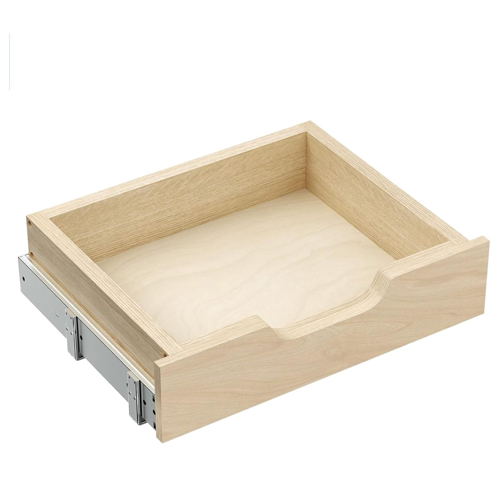 Soft Close Wood Pull Out Cabinet Organizer -Bracket, Slide Out Cabinet ...