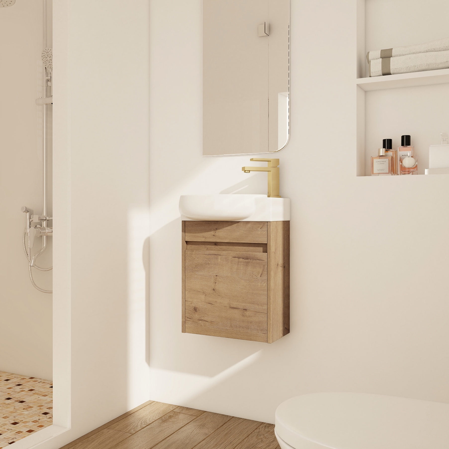 Soft Closing Door Handles - Comfortable Grip - Bathroom Vanity - Modern ...