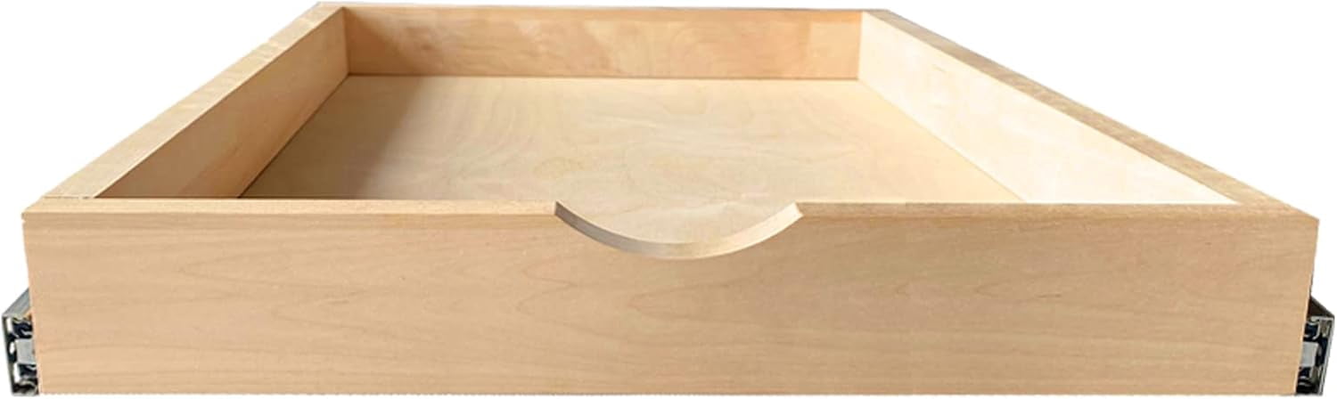 Soft-Closing Drawer, Wood Pull Out Tray Drawer Box Kitchen Cabinet ...
