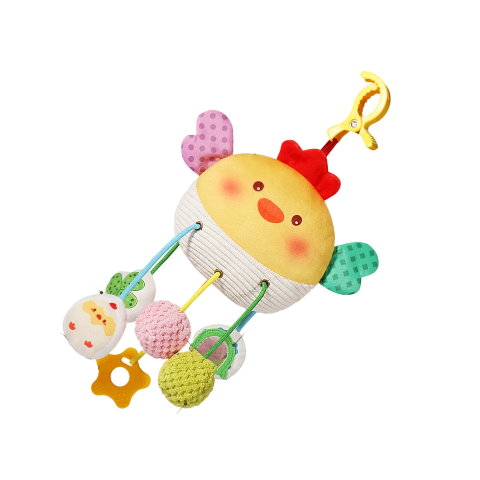Soft Cloth Baby Pushchair Toy With Colorful Visual Encouragement And ...