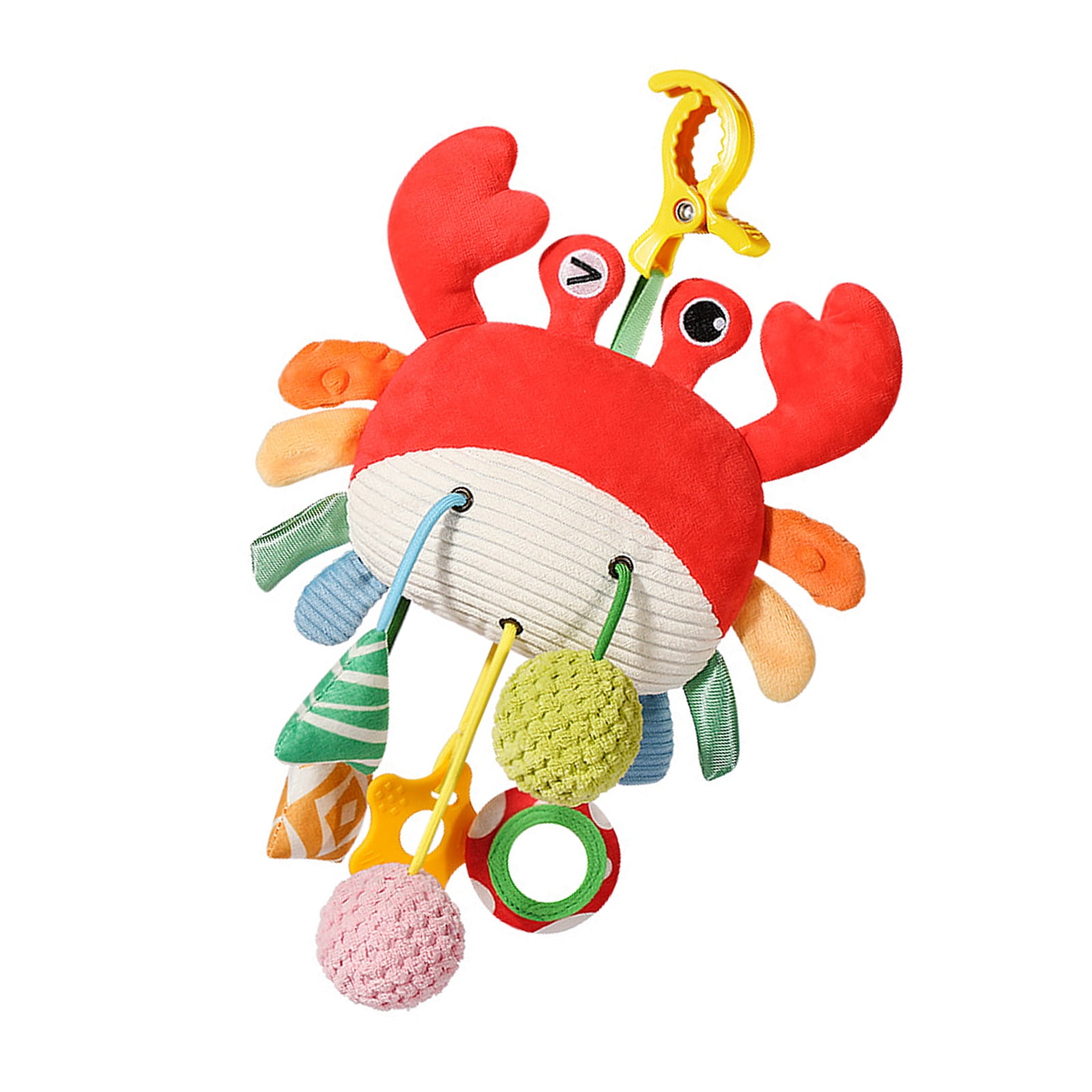 Soft Cloth Baby Pushchair Toy With Colorful Visual Encouragement And ...