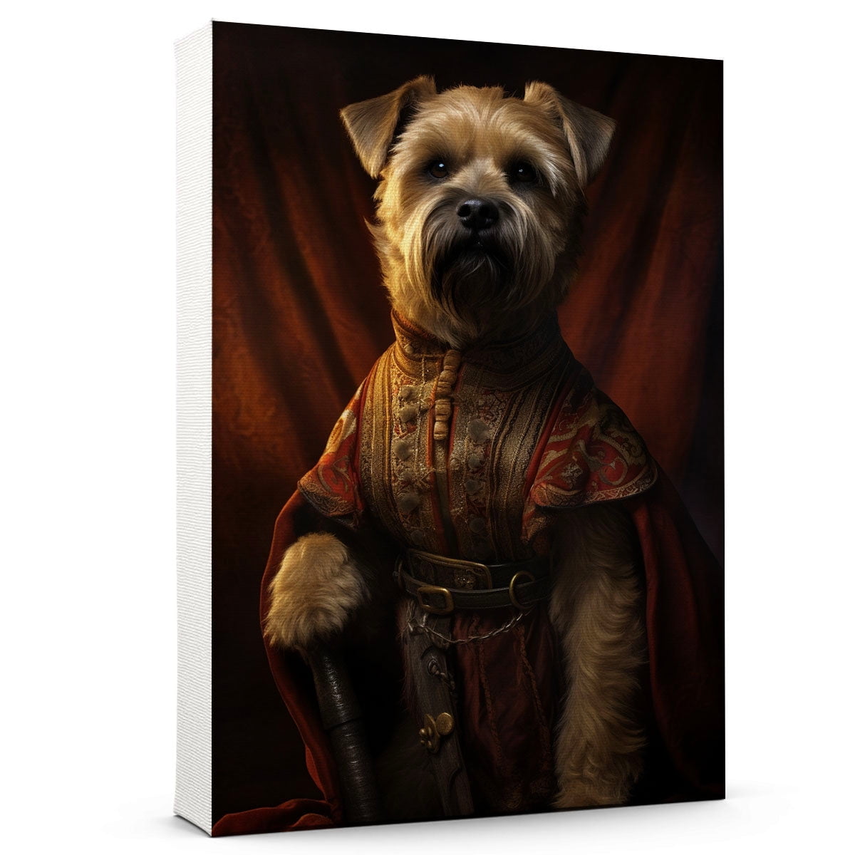 Soft Coated Wheaten Terrier Pet Portrait in a Royal Costume Dog in a ...