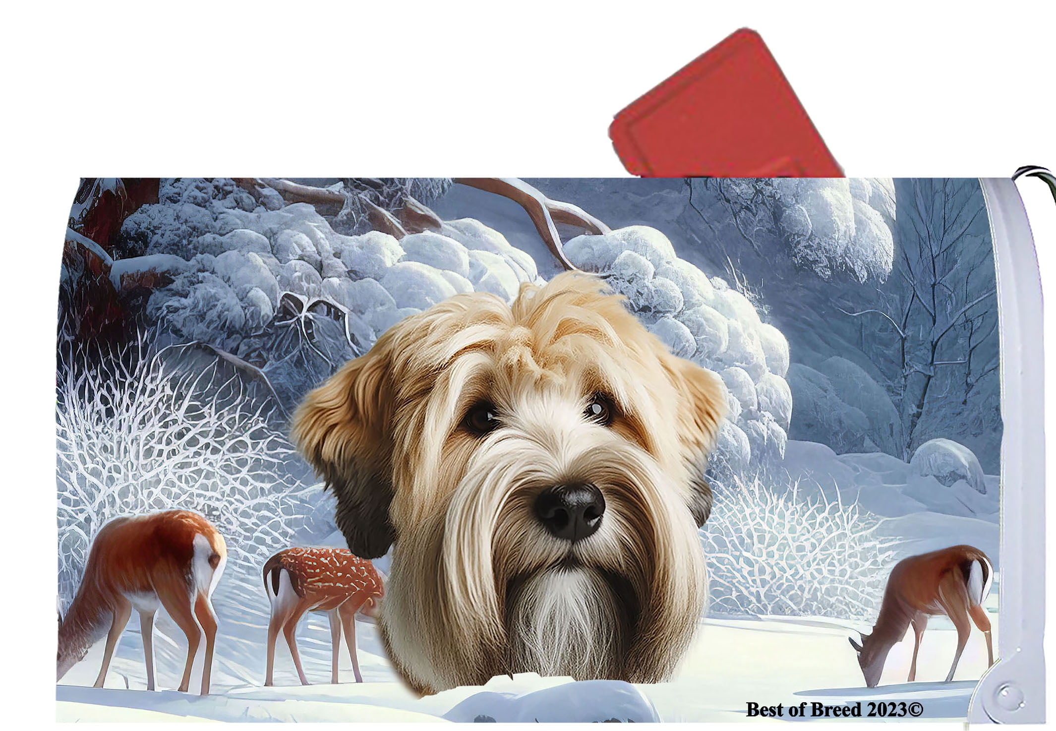 Soft Coated Wheaton Terrier - Best of Breed Winter Wonderland Dog Breed ...