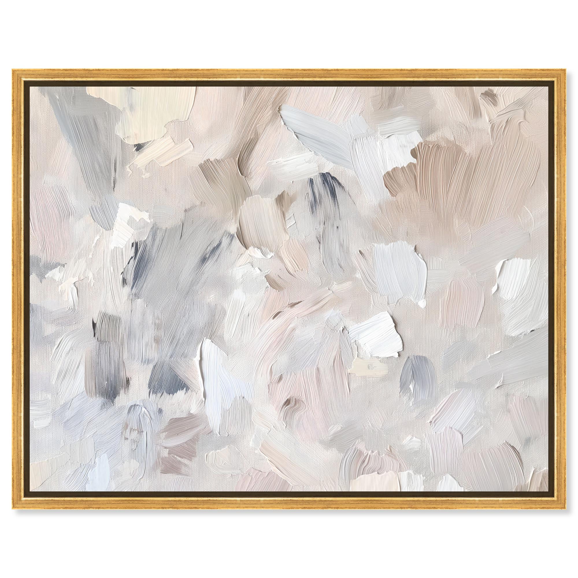 Soft Colors Fade II Canvas Neutral Art Decor by Art Remedy, Gold Frame ...