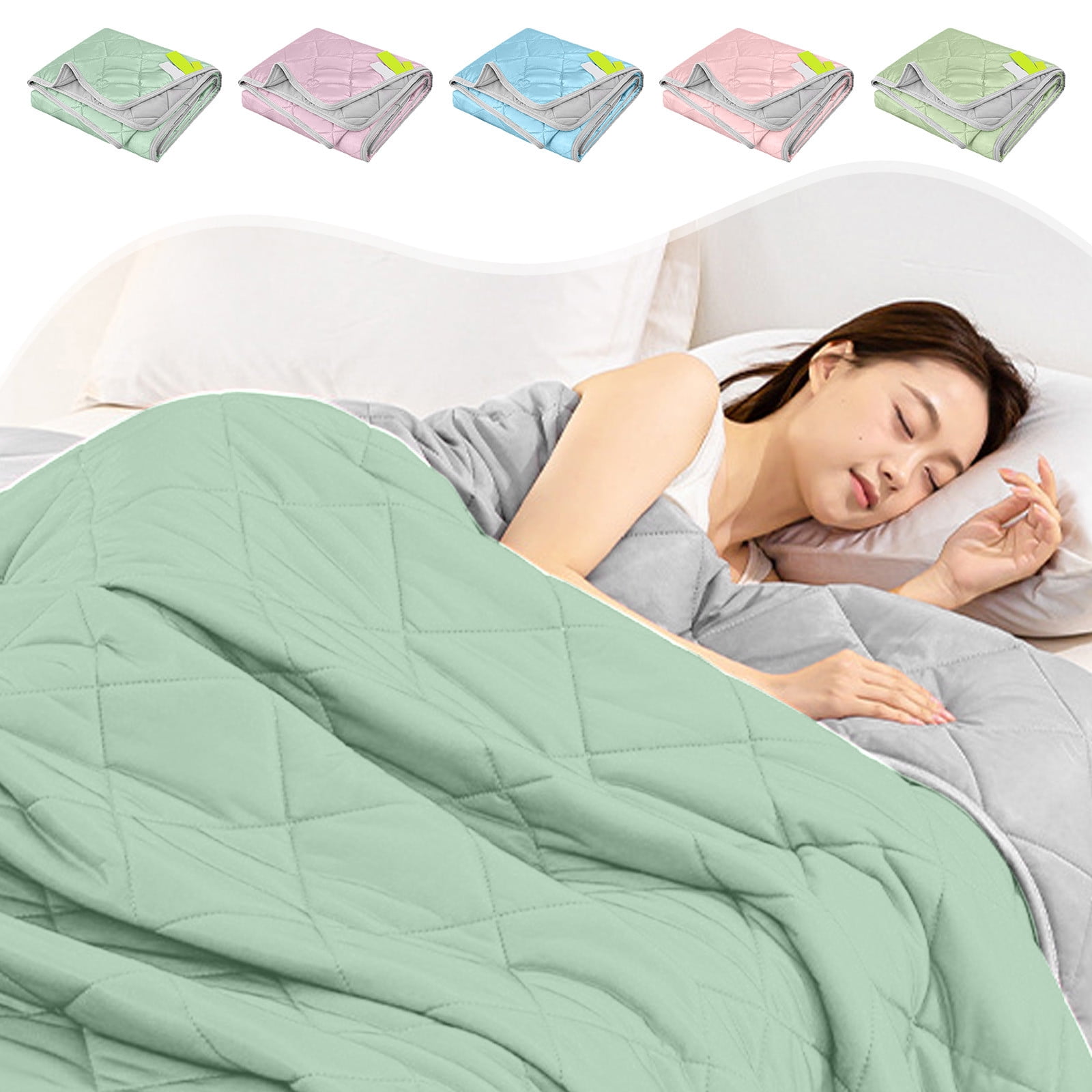 Soft Comfort Cooling Summer Comforter Temperature Balancing Lightweight ...