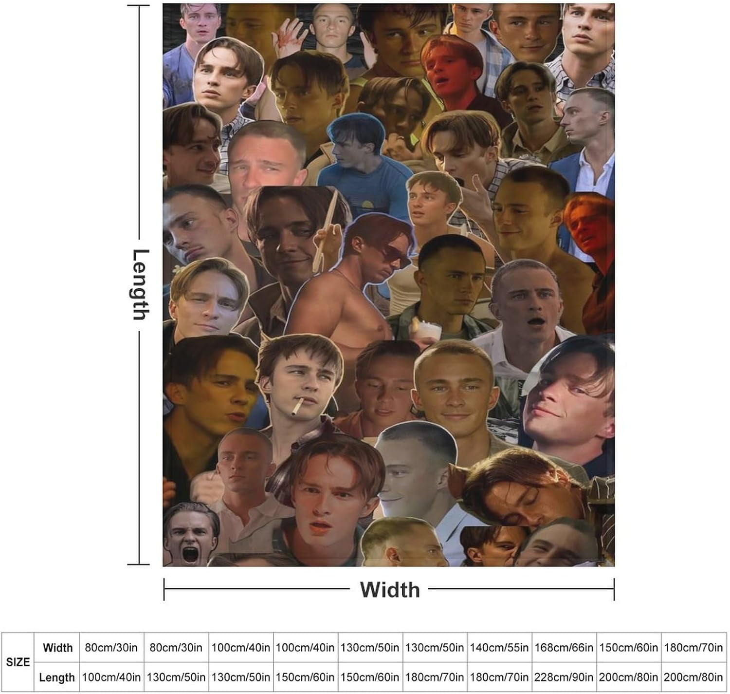 Soft and Comfortable Warm The Wool Drew Star Starkey Blanket Fan Gift ...