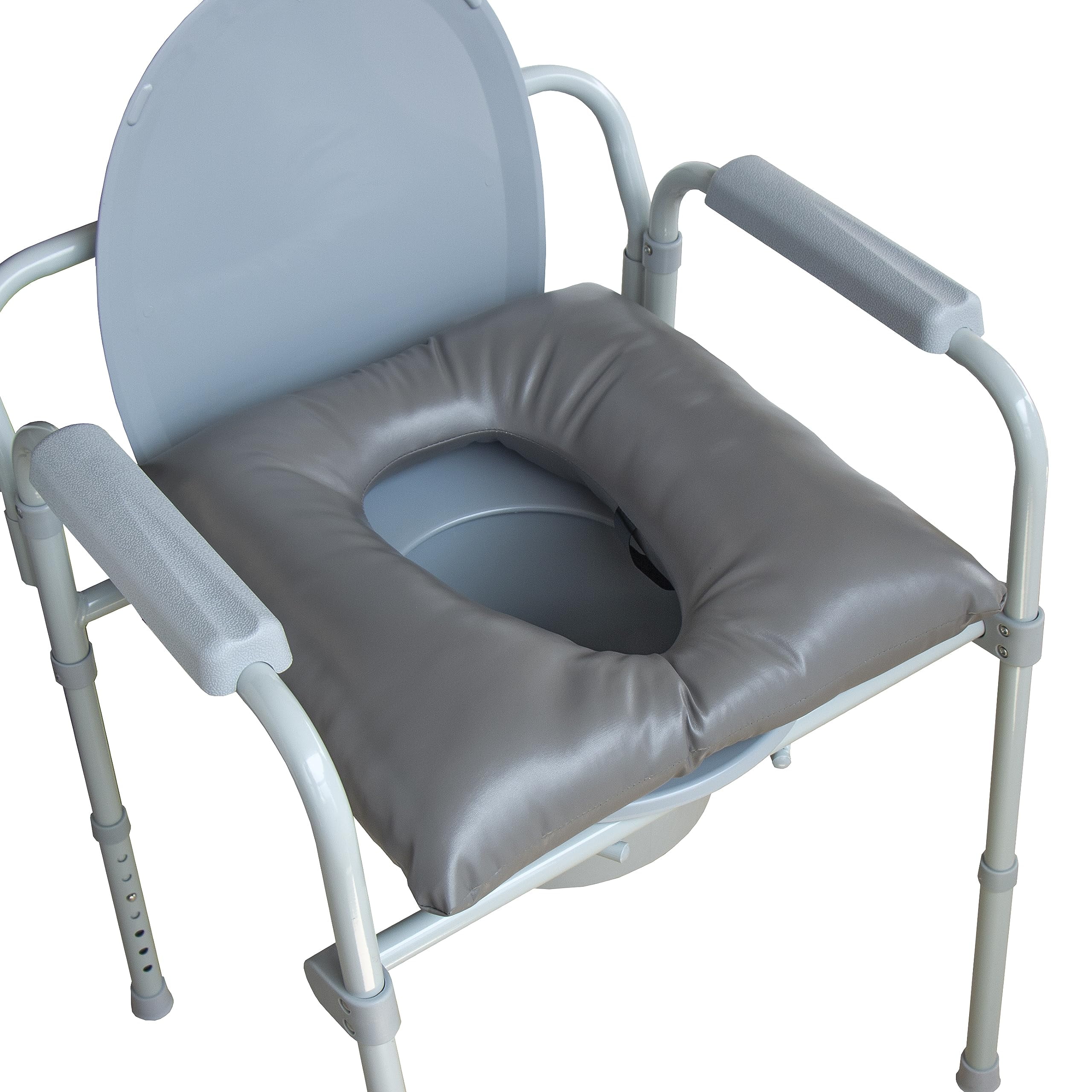 Soft Commode seat Cushion Replacement Toilet seat for Bedside Padded ...