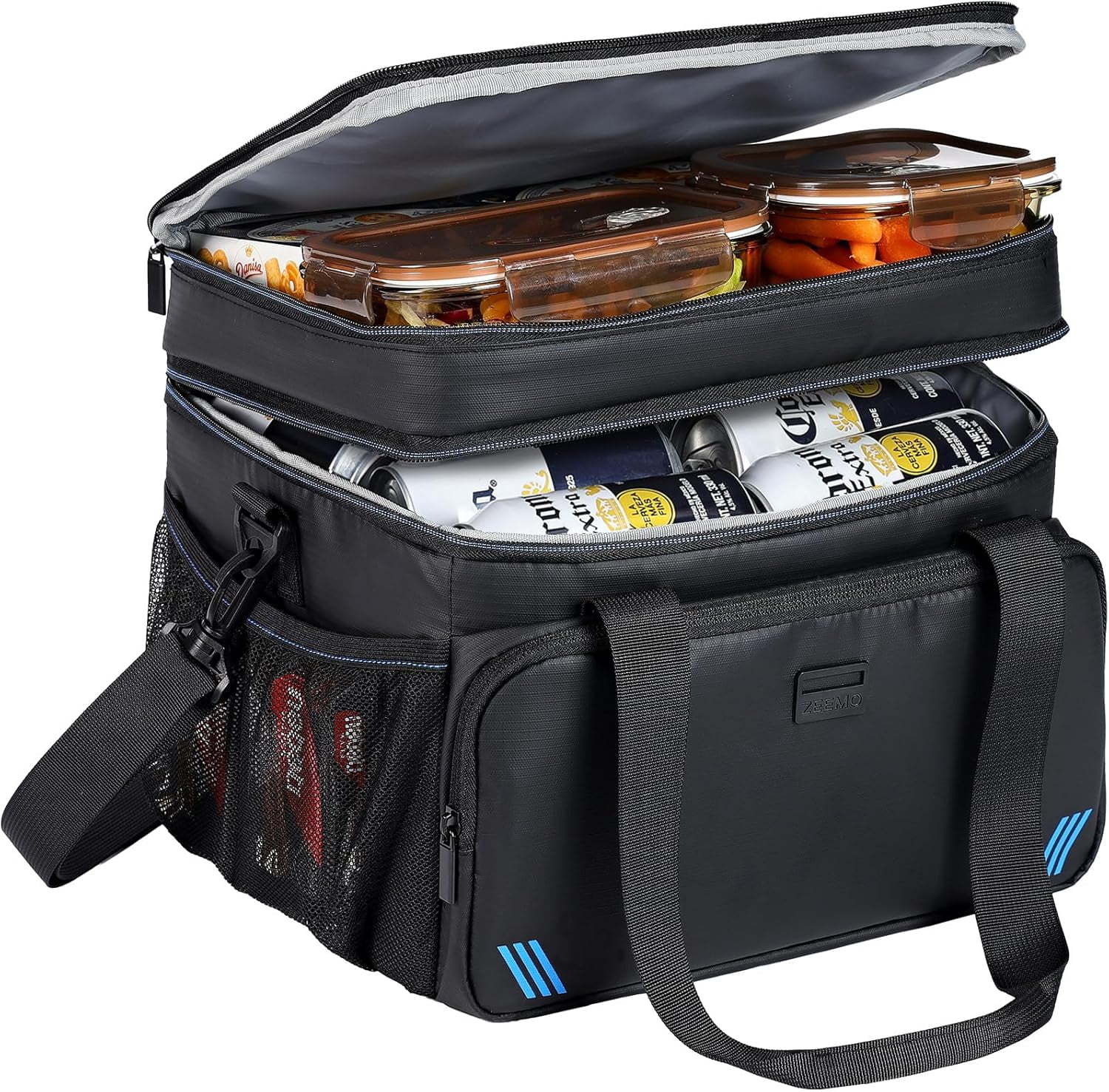 Soft Cooler Bag, Insulated Lunch Box, L Ice Chest, Double Leakproof ...