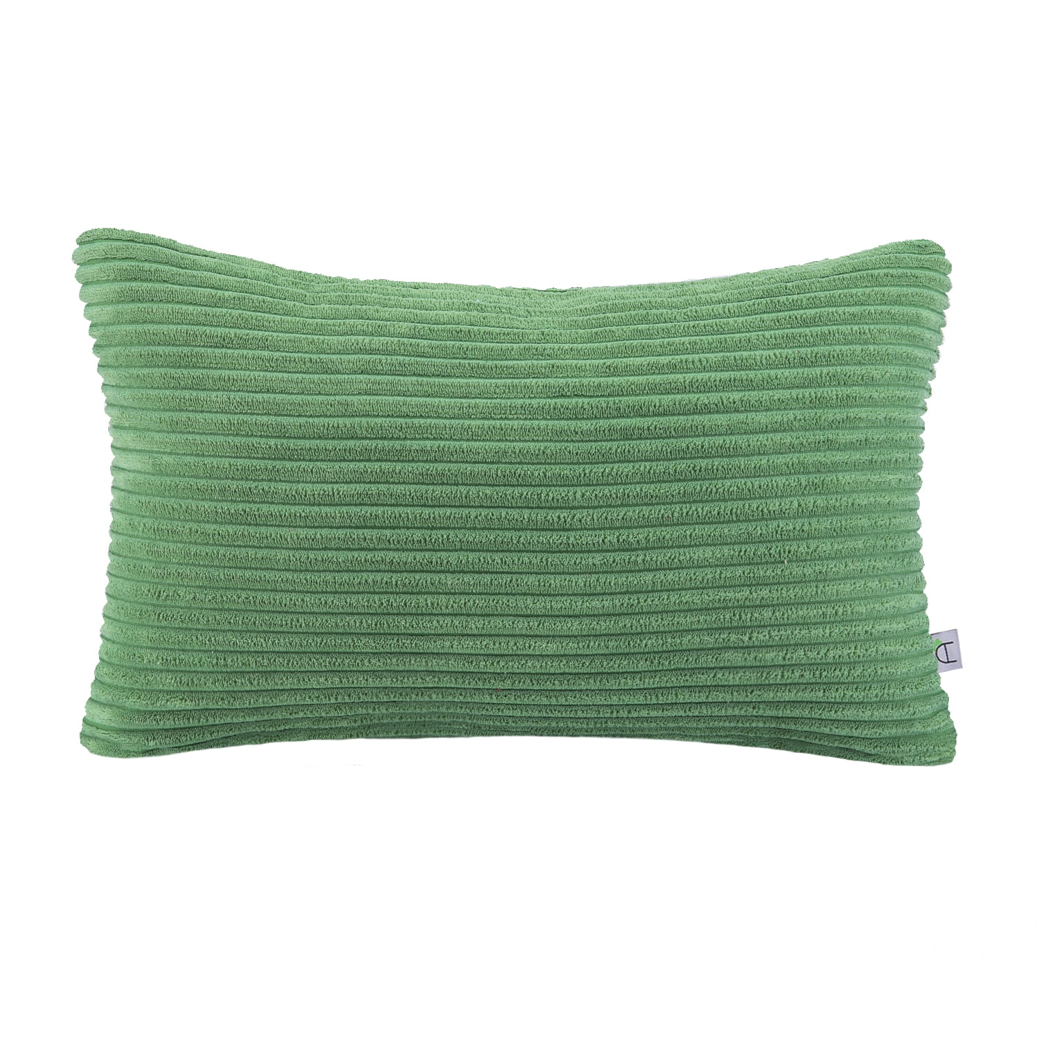 Soft Corduroy Striped Velvet Rectangle Decorative Throw Pillow Cusion ...