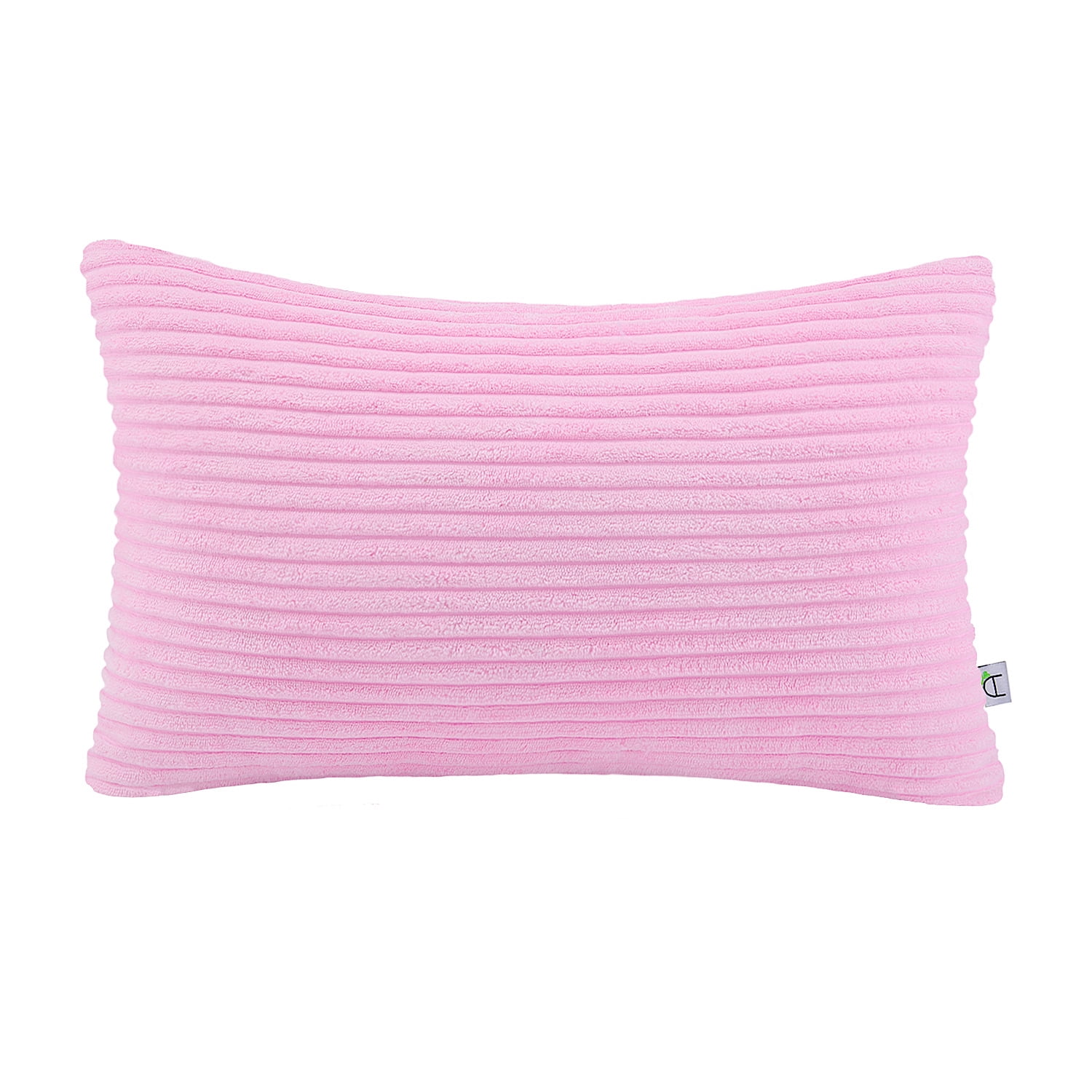 Soft Corduroy Striped Velvet Rectangle Decorative Throw Pillow Cusion ...