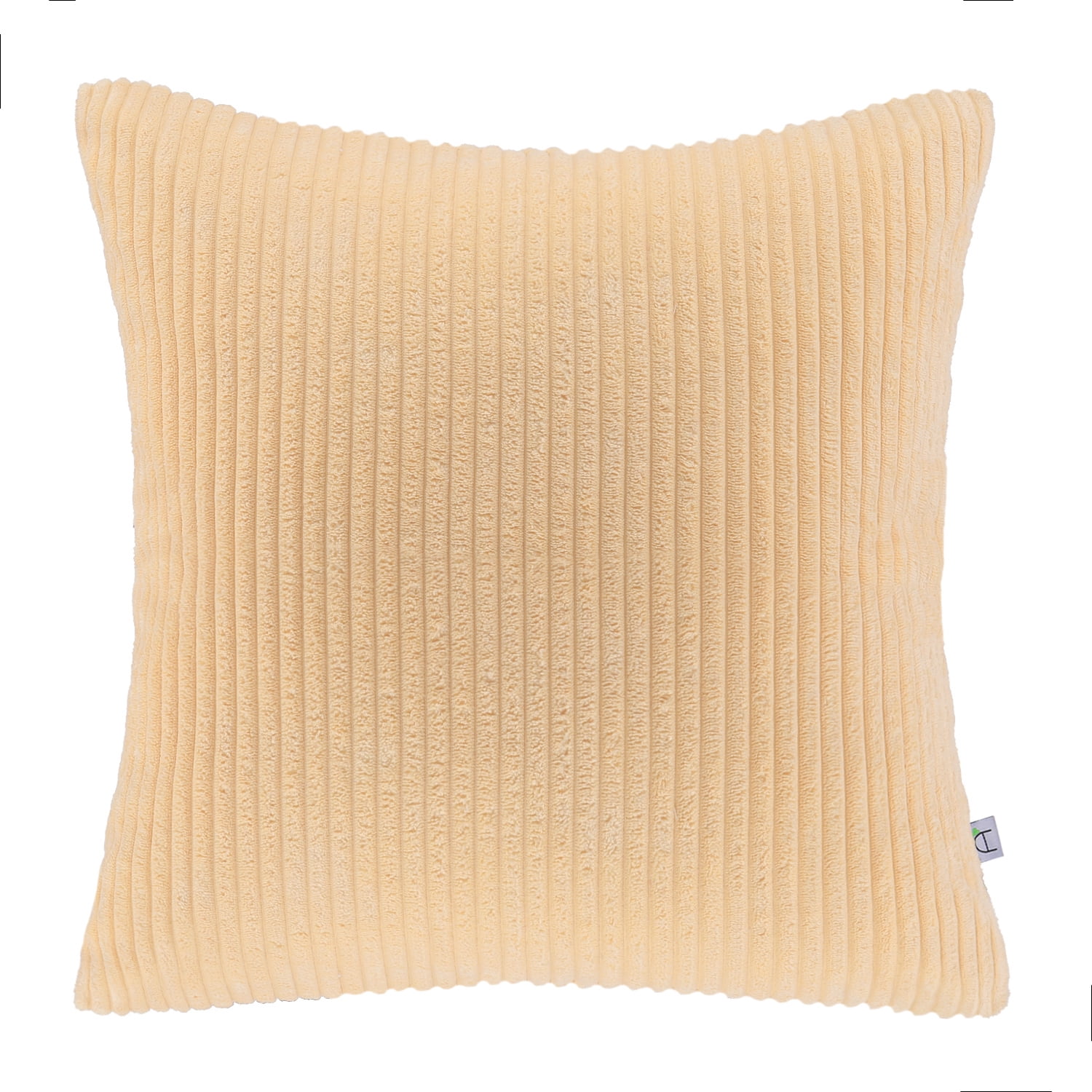 Soft Corduroy Striped Velvet Square Decorative Throw Pillow Cusion For ...