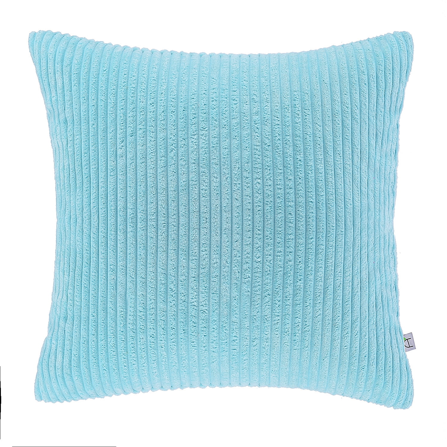 Soft Corduroy Striped Velvet Square Decorative Throw Pillow Cusion For ...