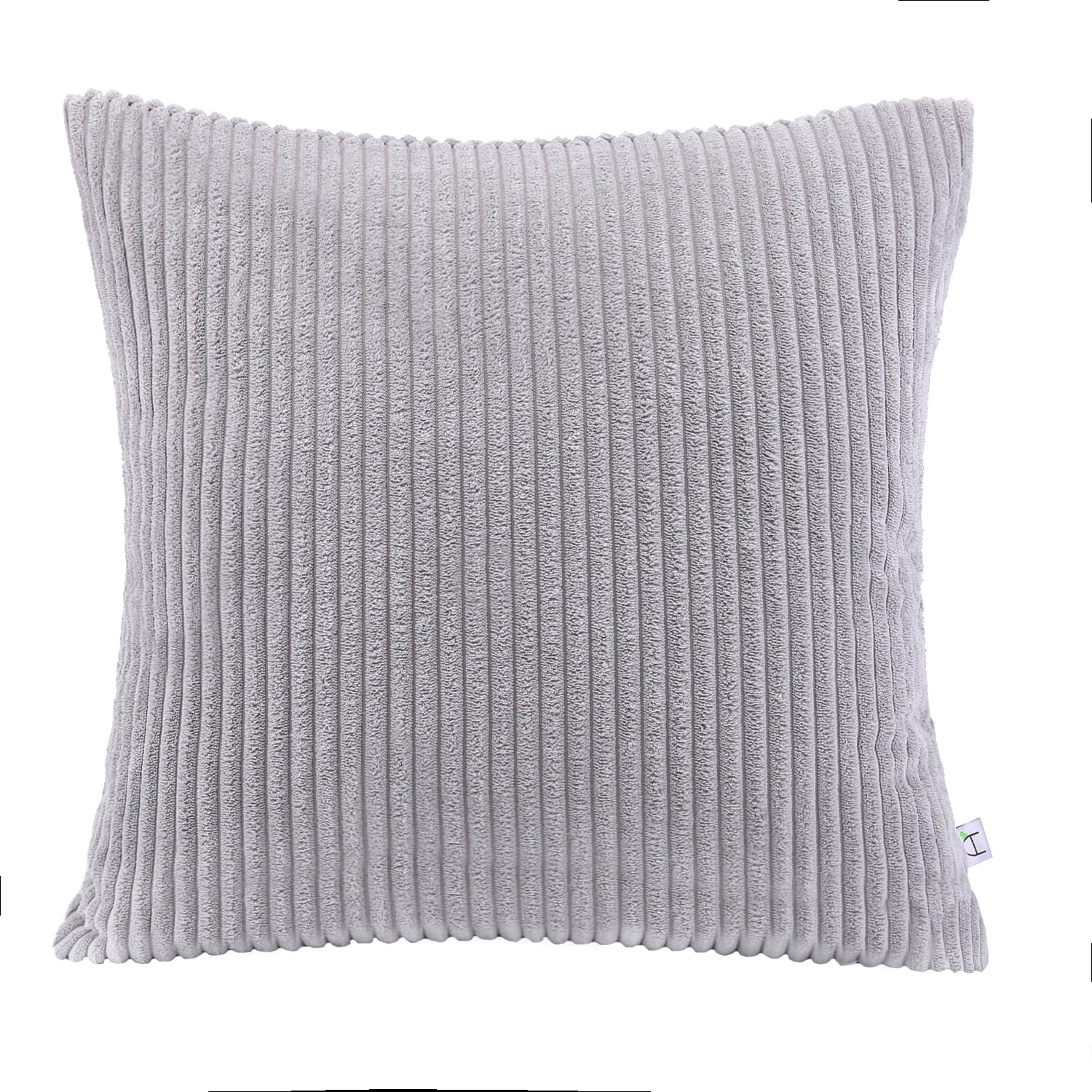 Soft Corduroy Striped Velvet Square Decorative Throw Pillow Cusion For ...