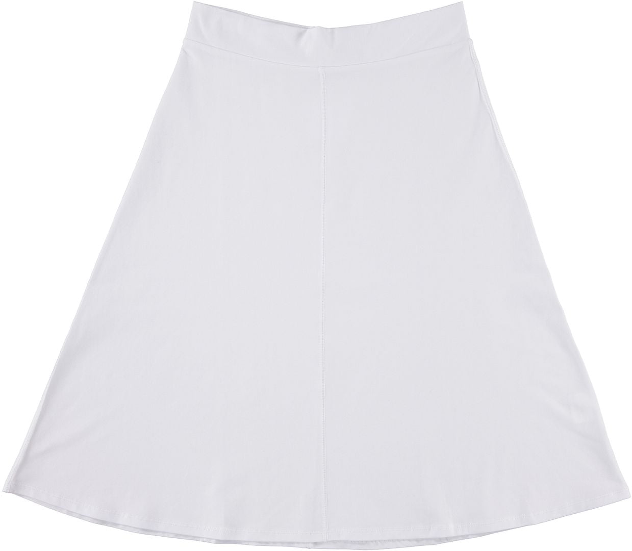 Soft Cotton A-Line Midi Skirt For Women By BGDK- Knee Length Skirt With ...