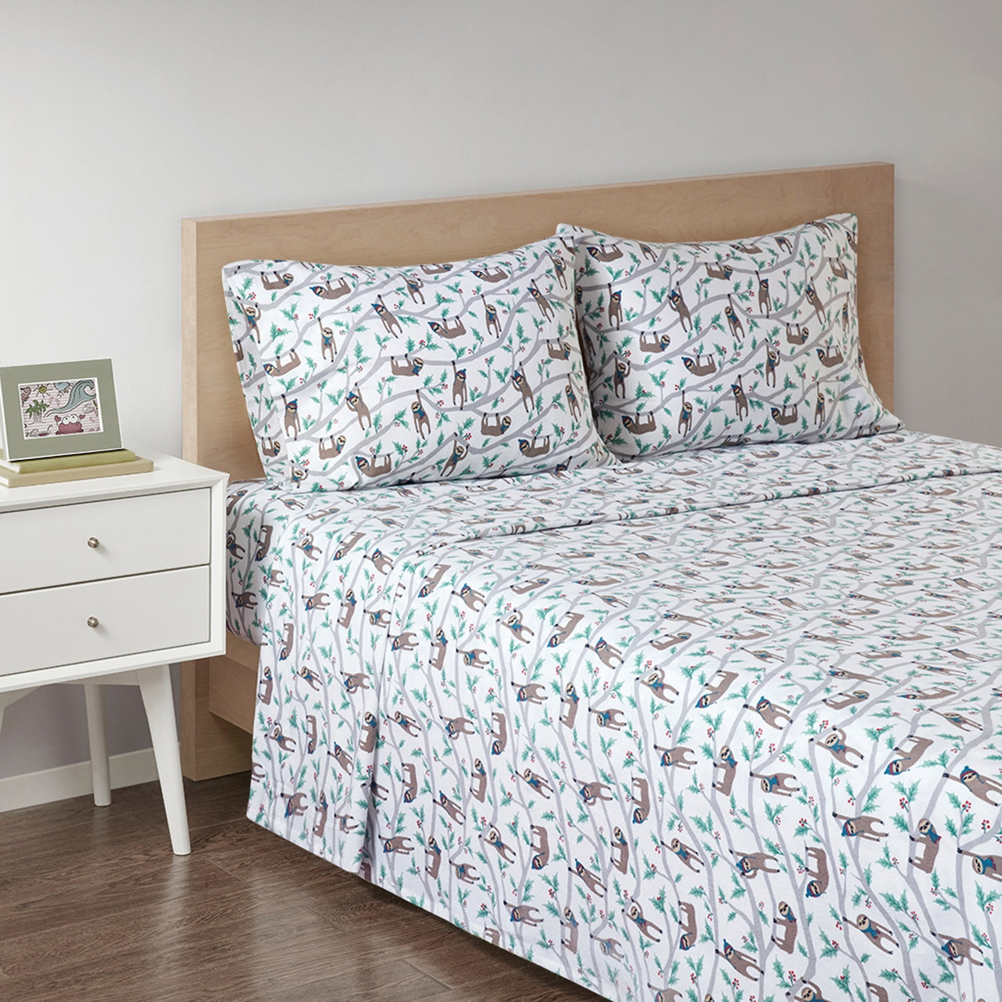 Soft Cotton Flannel Sheet Set - Warm, Cozy, and Stylish Bedding with ...