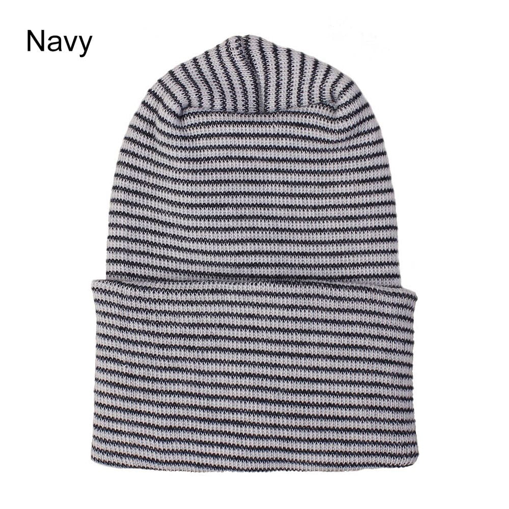 Soft Cotton Headwrap Newborn Hospital Cap Infant Striped Fetal Hat Baby ...
