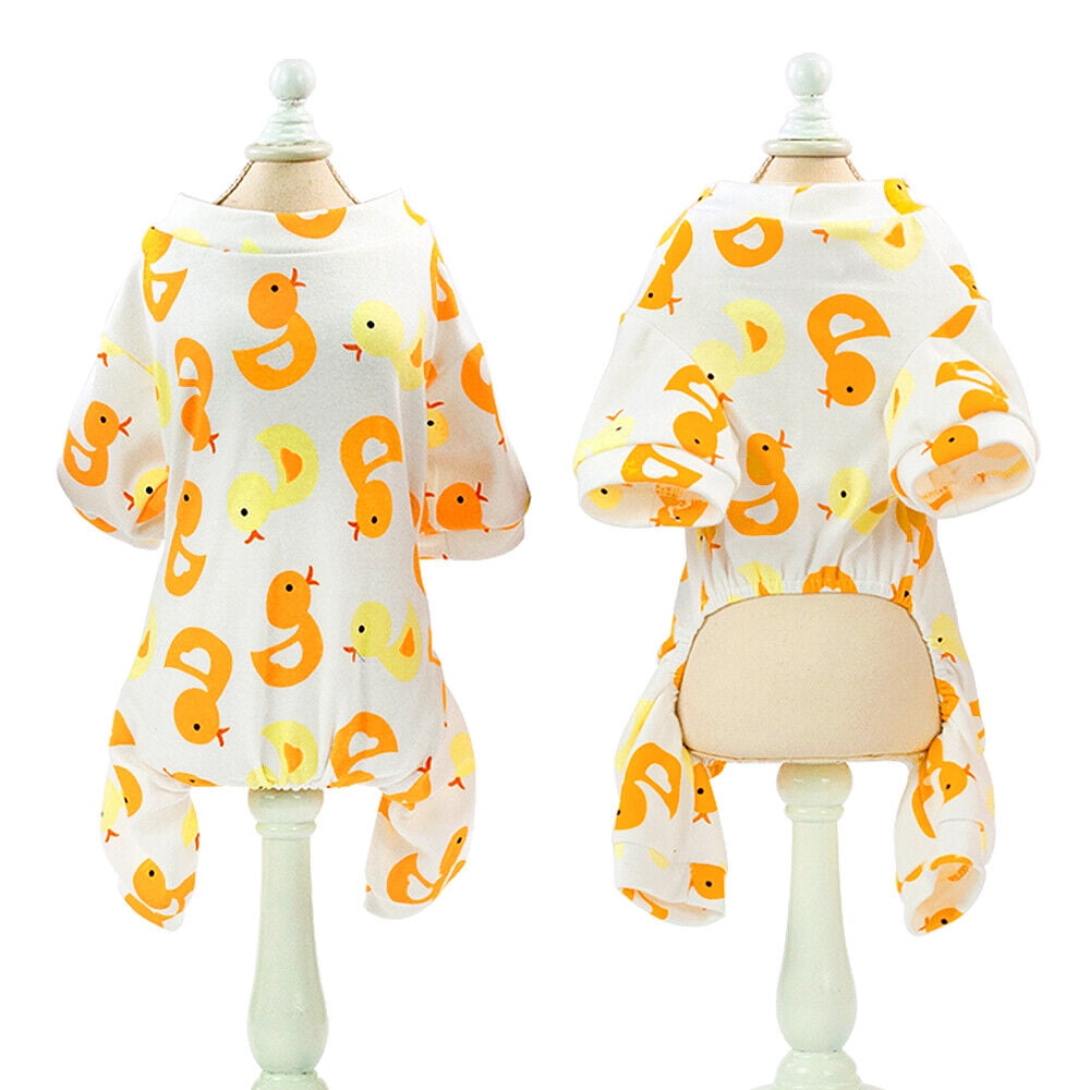Soft Cotton Pet Dog Pajamas Jumpsuit Cute Dog Clothes Pjs Puppy ...