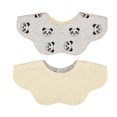 Soft Cotton Reversible Infant Bib with 360 Petal Shape for Messy Eating ...