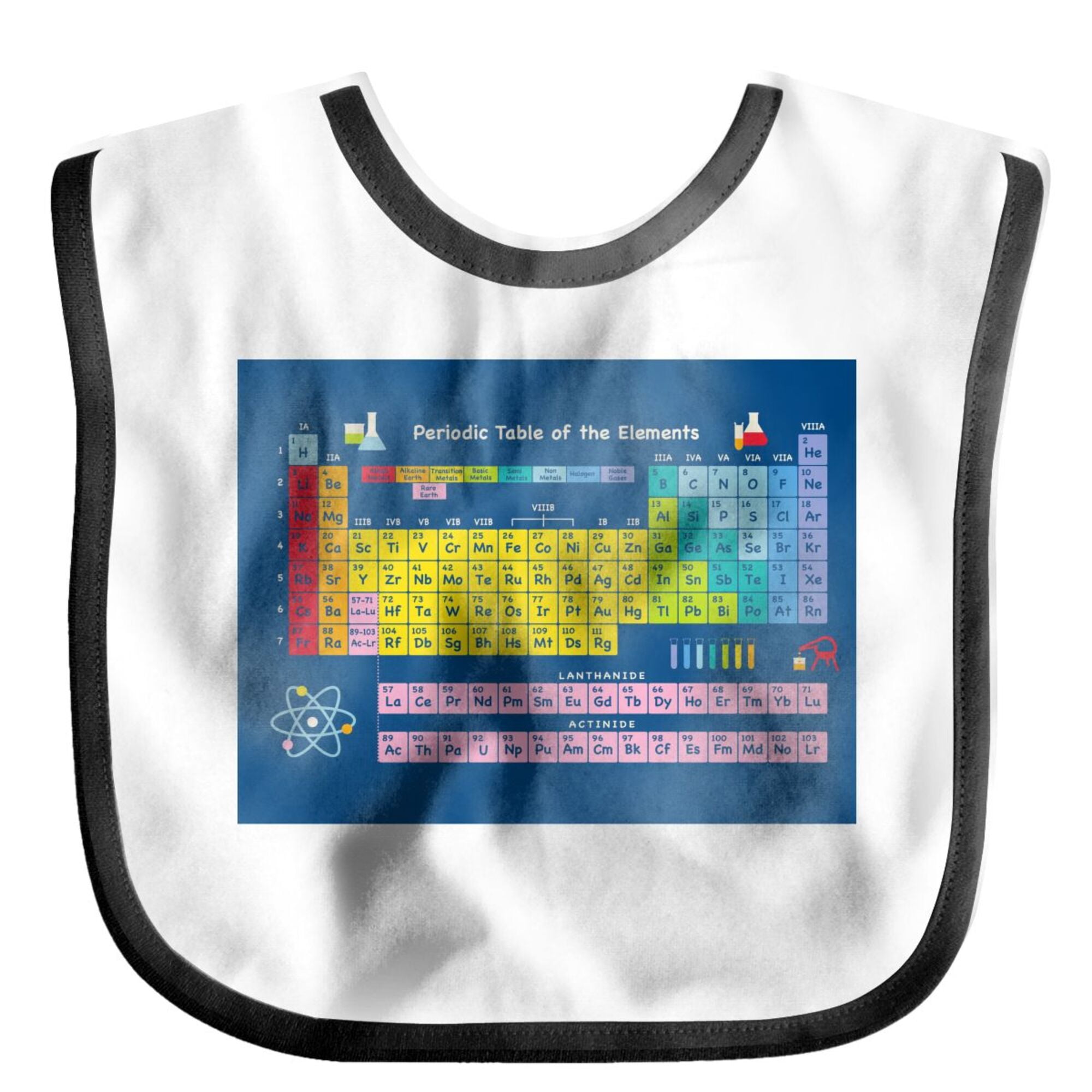 Soft Cotton Toddler Bibs Periodic Table Of Elements Superbib Baby And ...