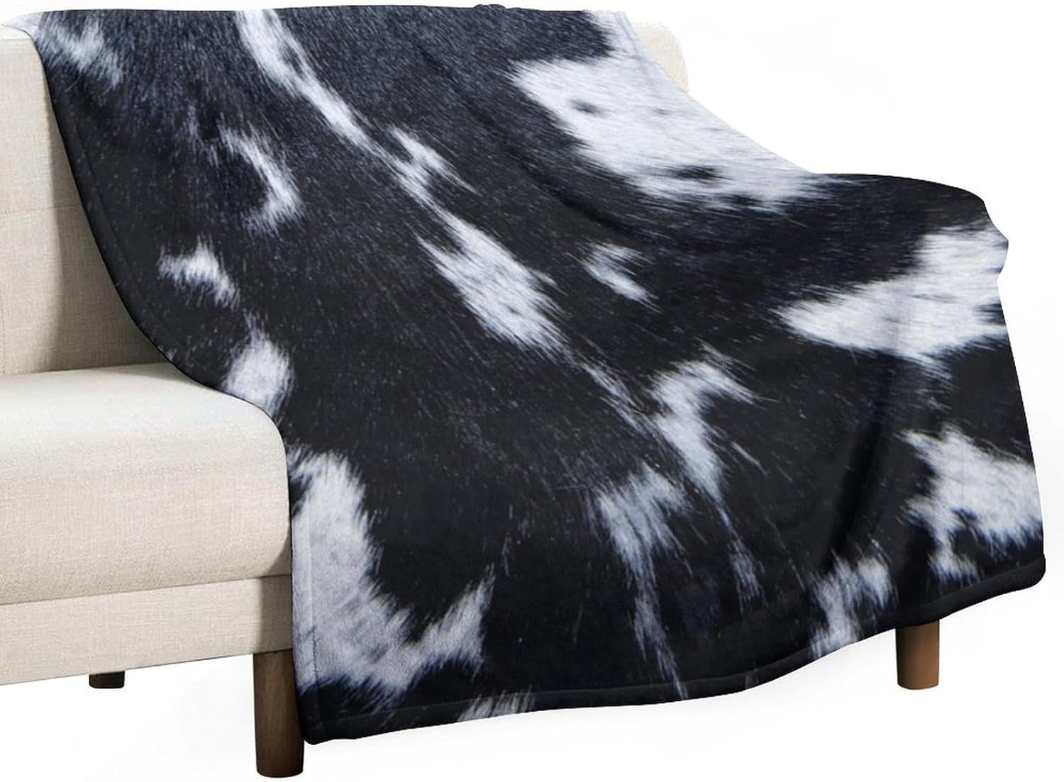 Soft Cow Print Blanket, Ultra Cozy Cow Throw Blanket for Couch Bed and ...