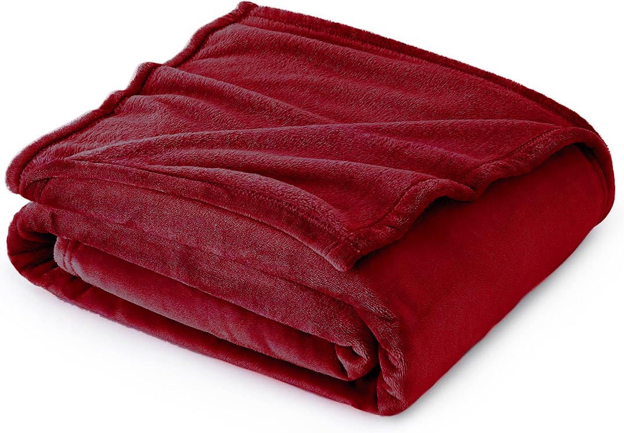 Soft Cozy Plush 60”L x 50”W Lightweight Reversible Microfiber Sherpa ...