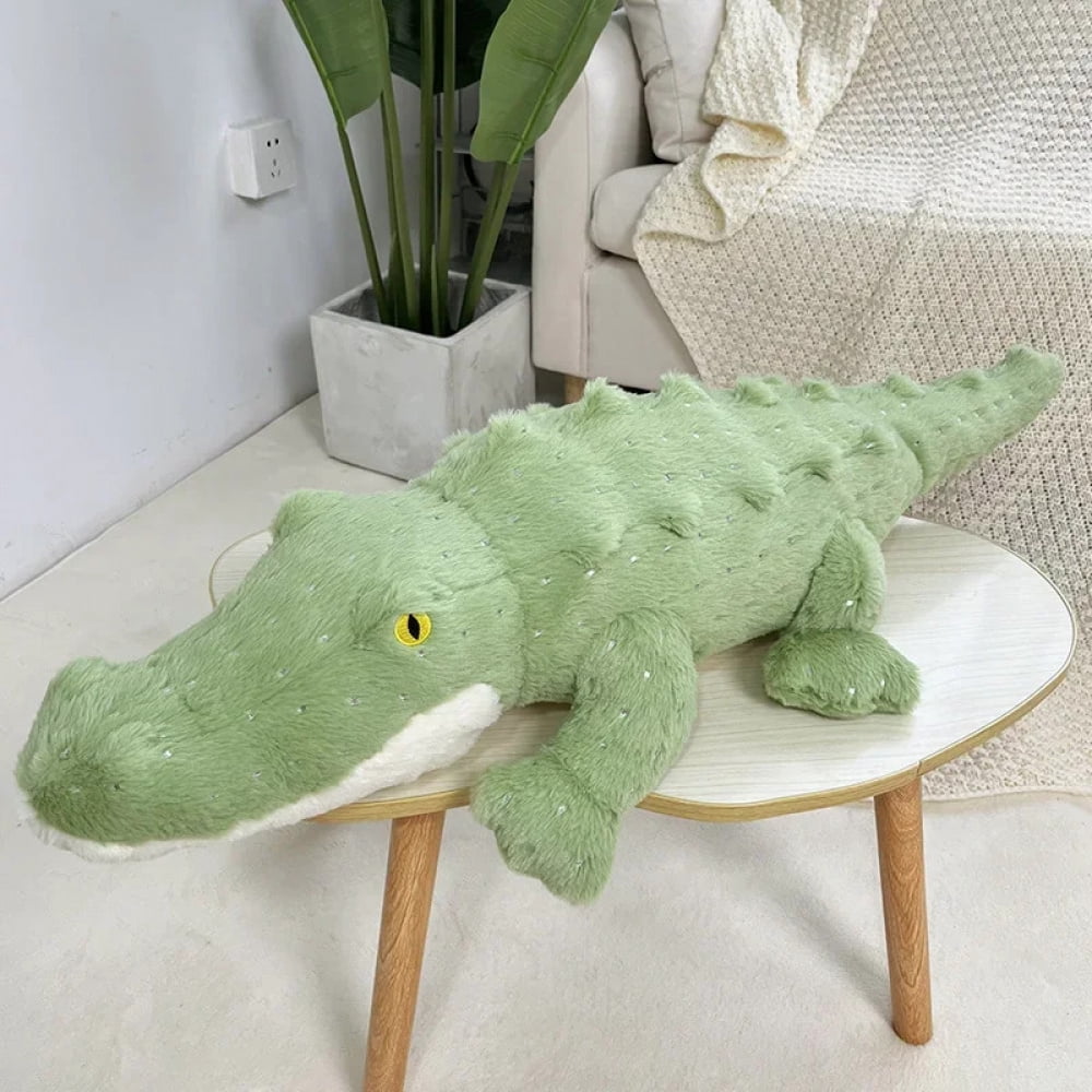 Soft Crocodile Plush Toy Fluffy Full Stuffed Animal Pillow Doll Jungle ...