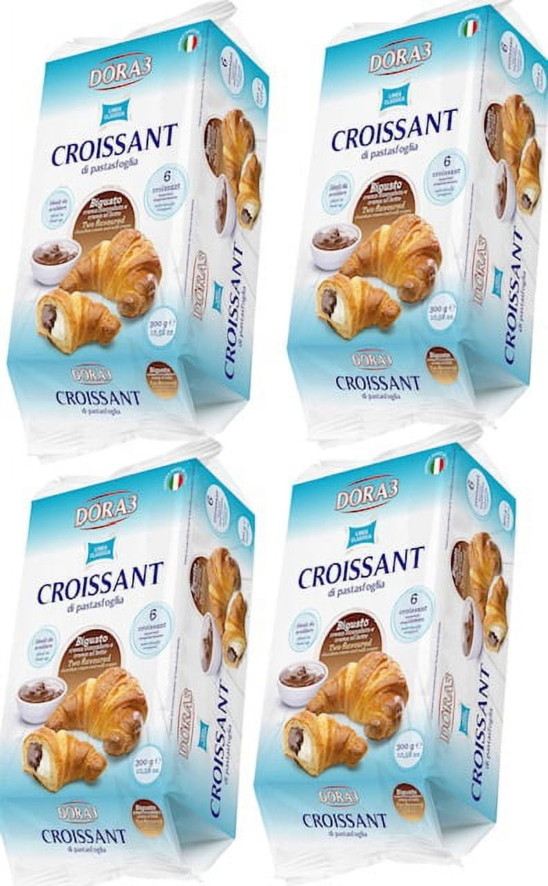 Soft Croissant *Antonelli* Cocoa Cream -DORA3 Croissant Cocoa Cream and Milk Cream 300g/each -4 ...