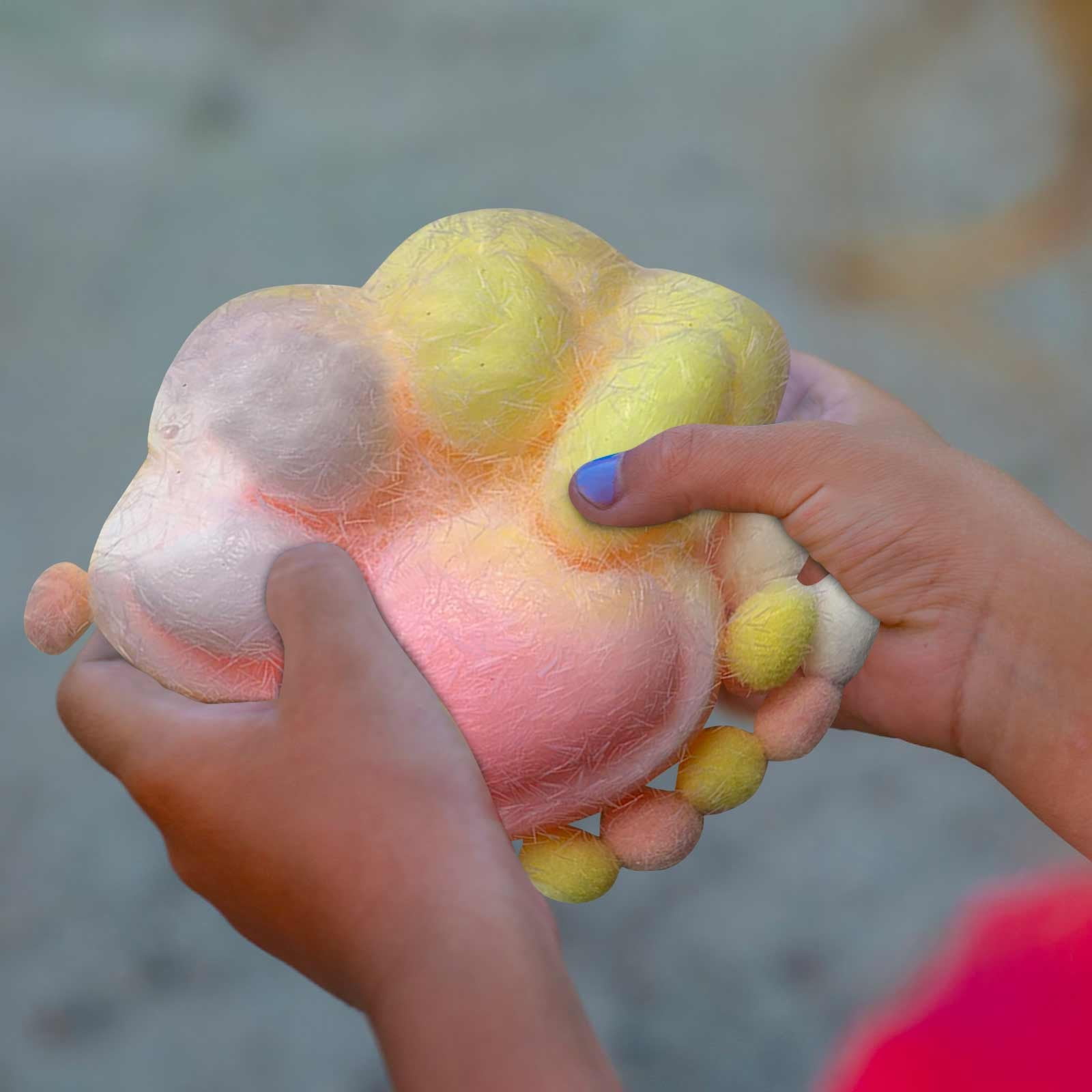 Soft Cute Cat Claw Squishy Toy & Handmade Silicone Squeeze Toy for Stress Relief & Gift for Kids ...