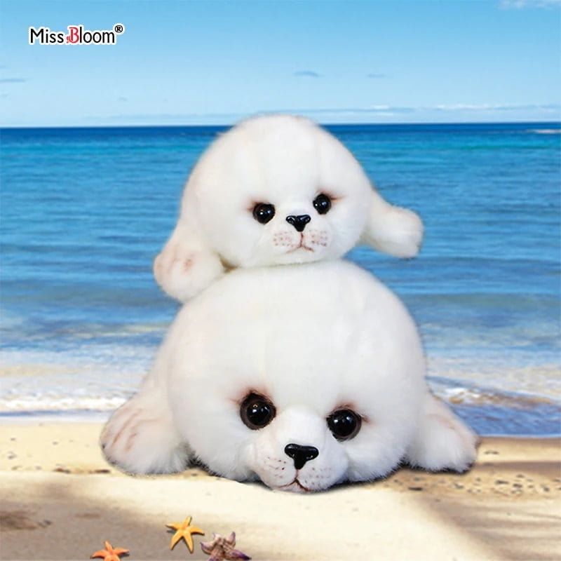 Soft Cute Seals Plush Toy Sea World Animal Sea Lion Stuffed Kids Doll ...
