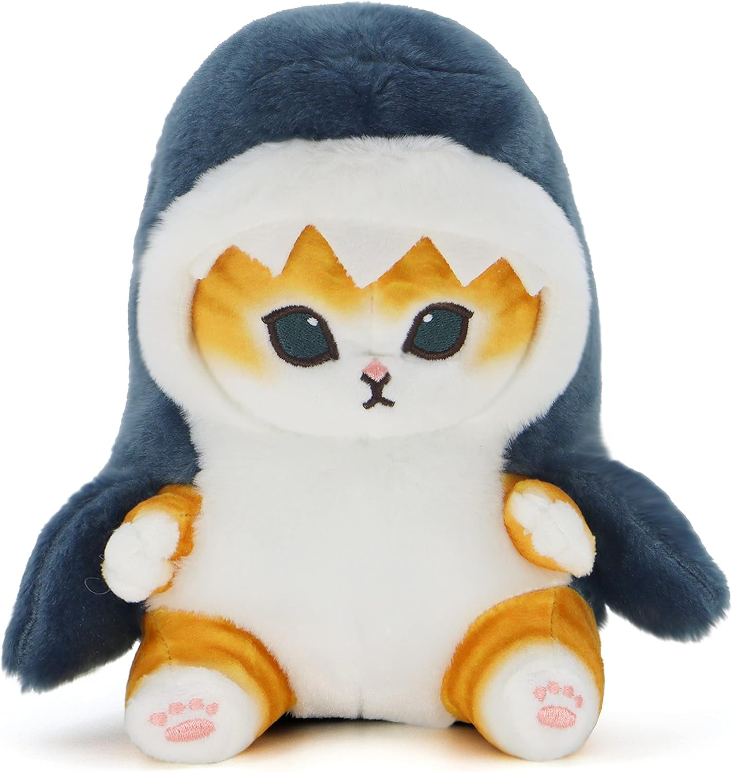 Soft Cute Shark Cat Plush Toy Stuffed Animal Doll (20cm/7.8in ...