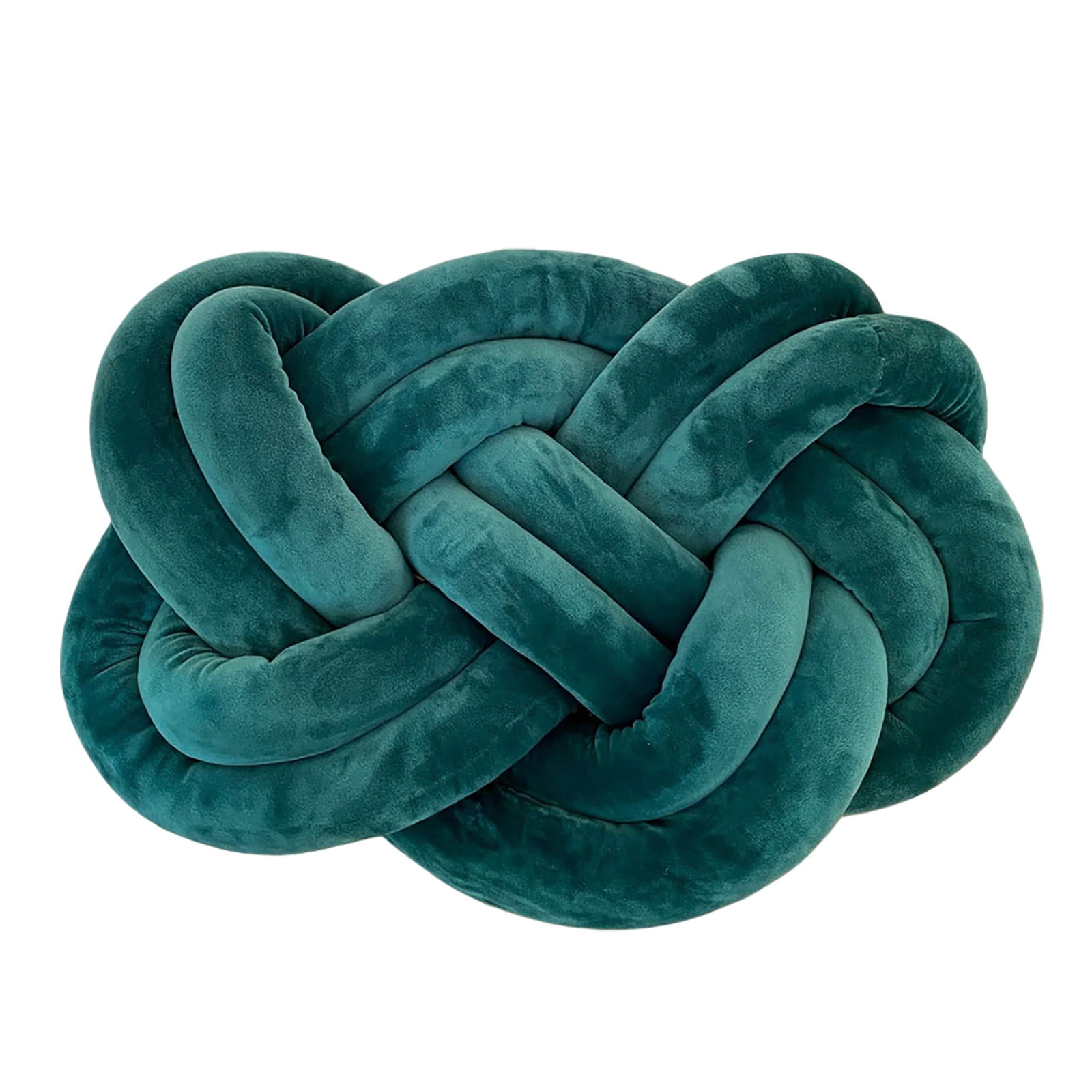 Soft Decorative Double Layered Knot Sofa Pillow with Filling for Home ...