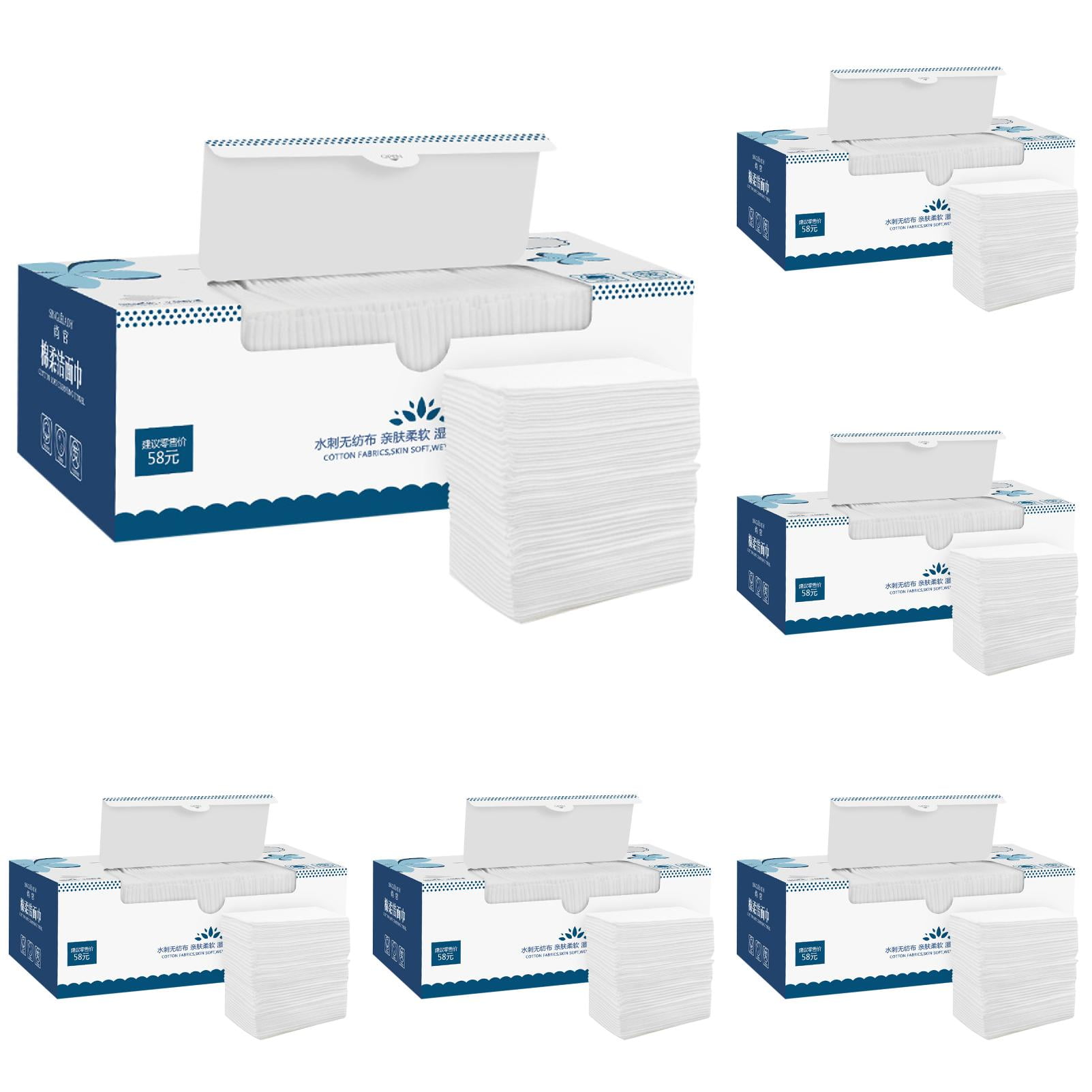 Soft Disposable Face Cloths Towel Cotton Wash Control Supersoft Pore ...