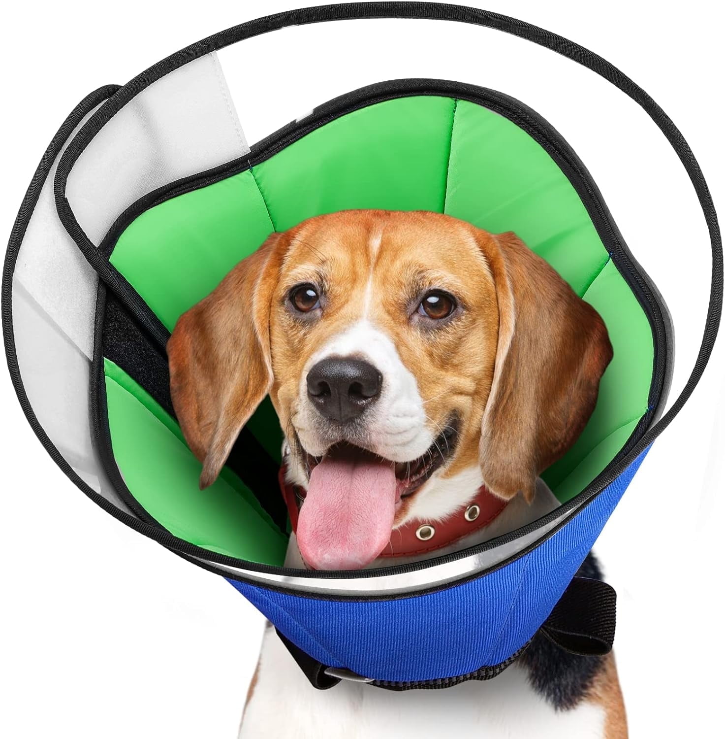 Soft Dog Cone, Adjustable Dog Recovery Cone Collar, Dog Cones for Large ...