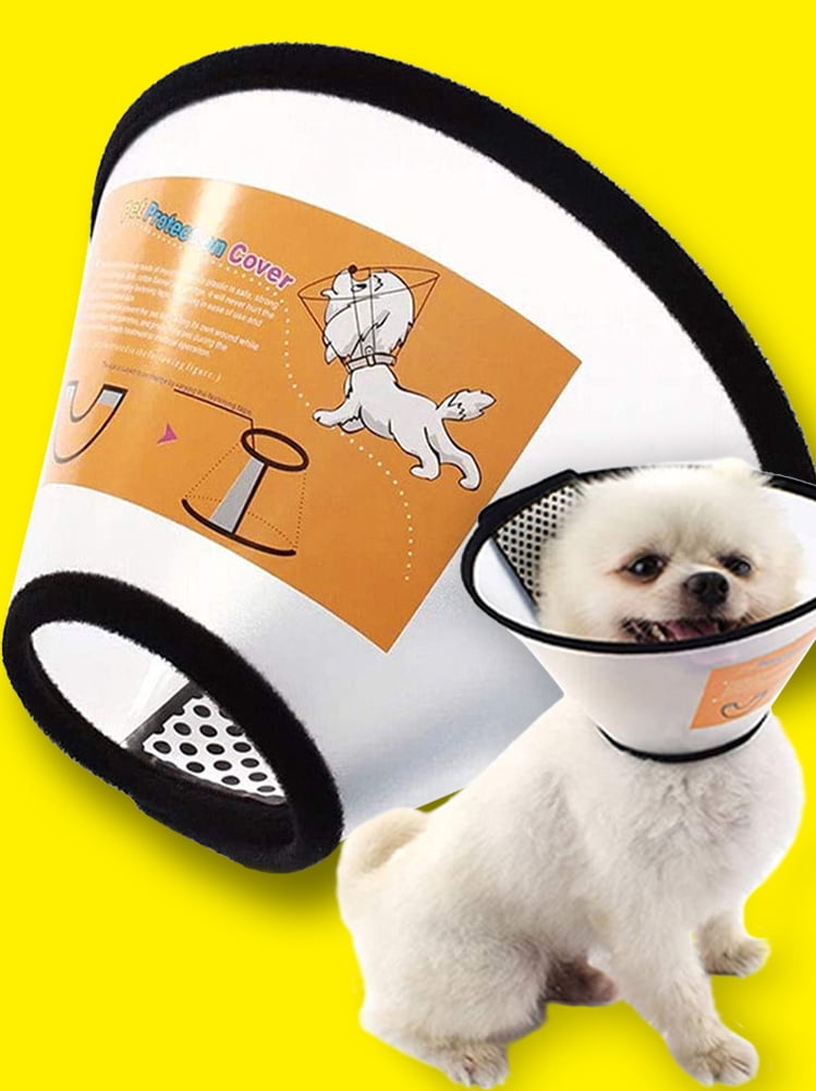 MYEBIUAI Soft Dog Cone Collar, Flexible Plastic Recovery Cone ...
