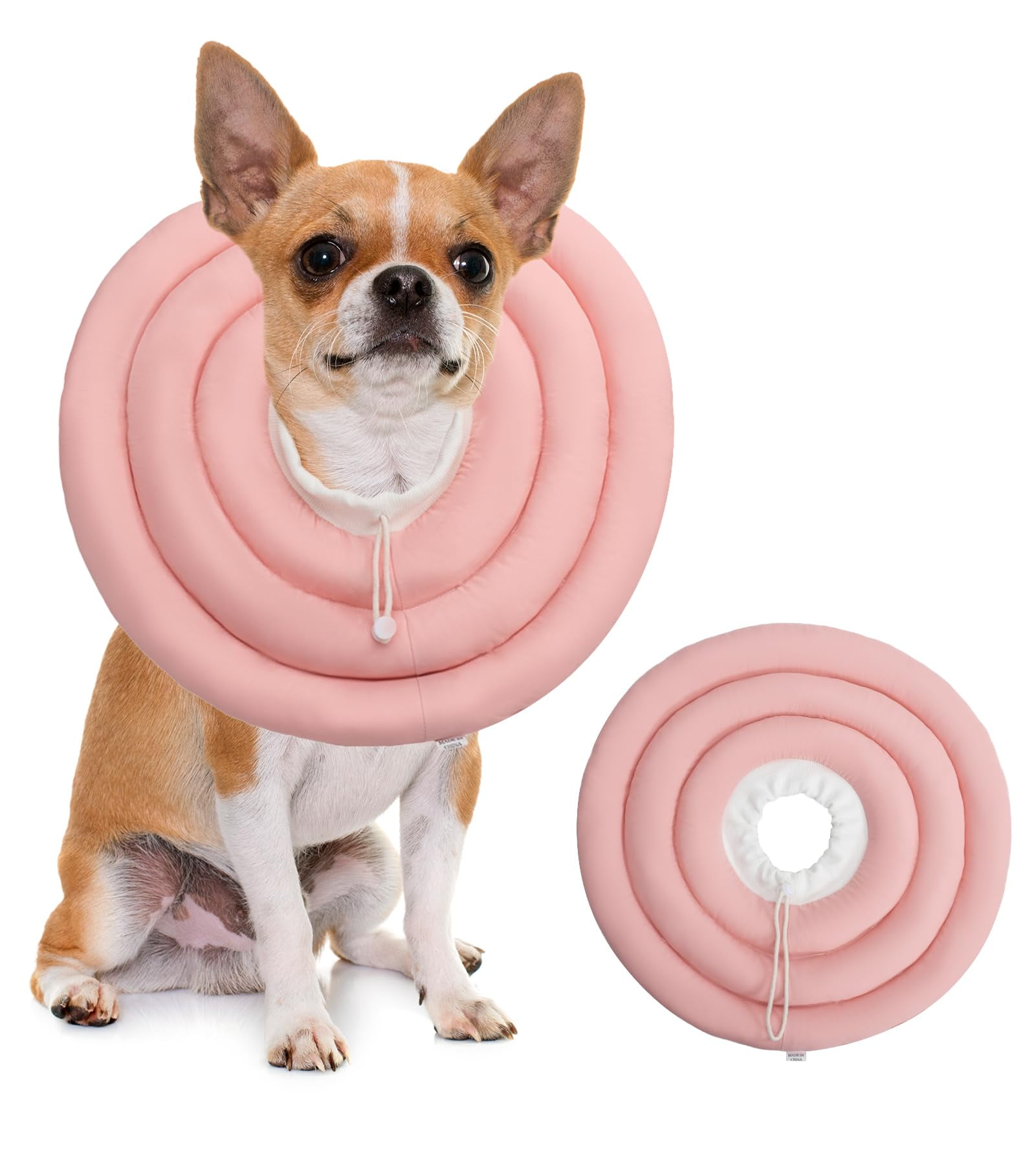 Soft Dog Cones, Recovery Dog Donut Collar After Surgery- Cone of Shame ...