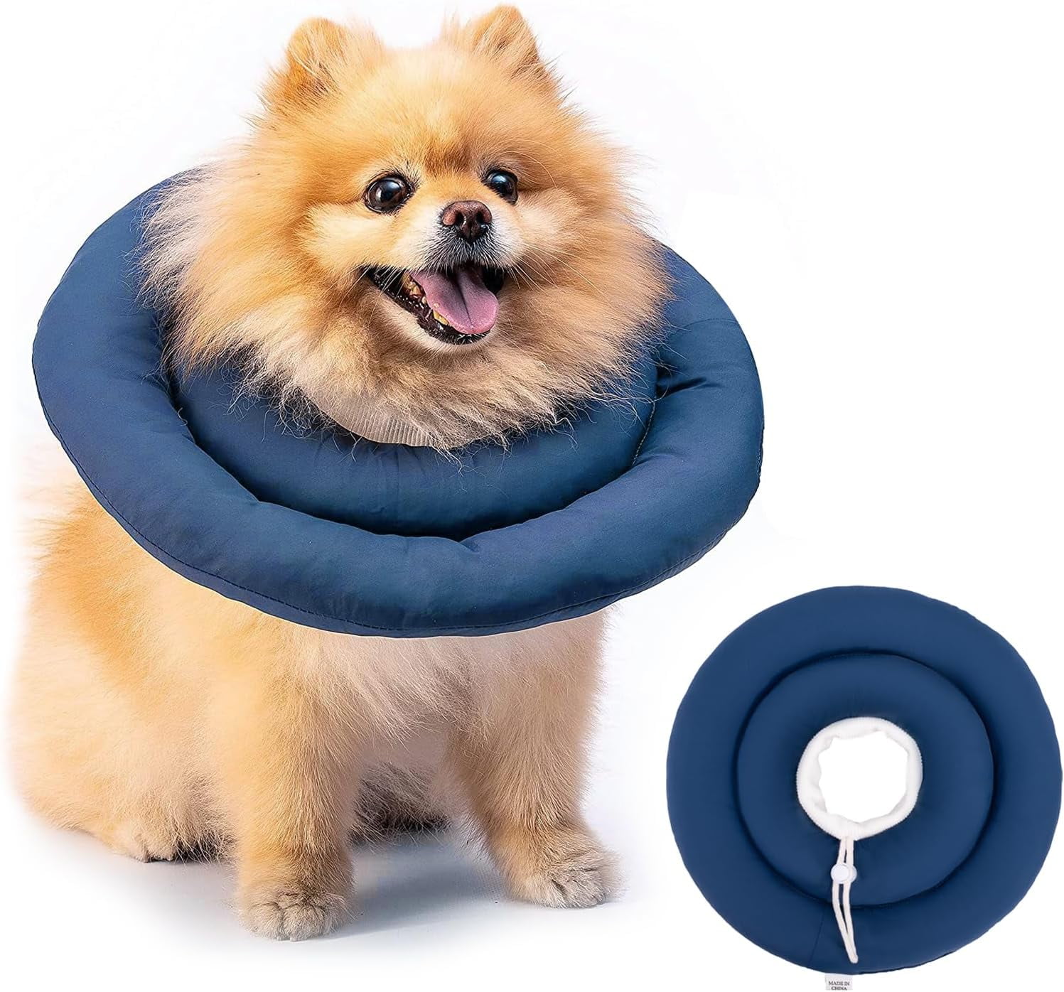 Soft Dog Cones, Recovery Dog Donut Collar After Surgery- Cone of Shame ...