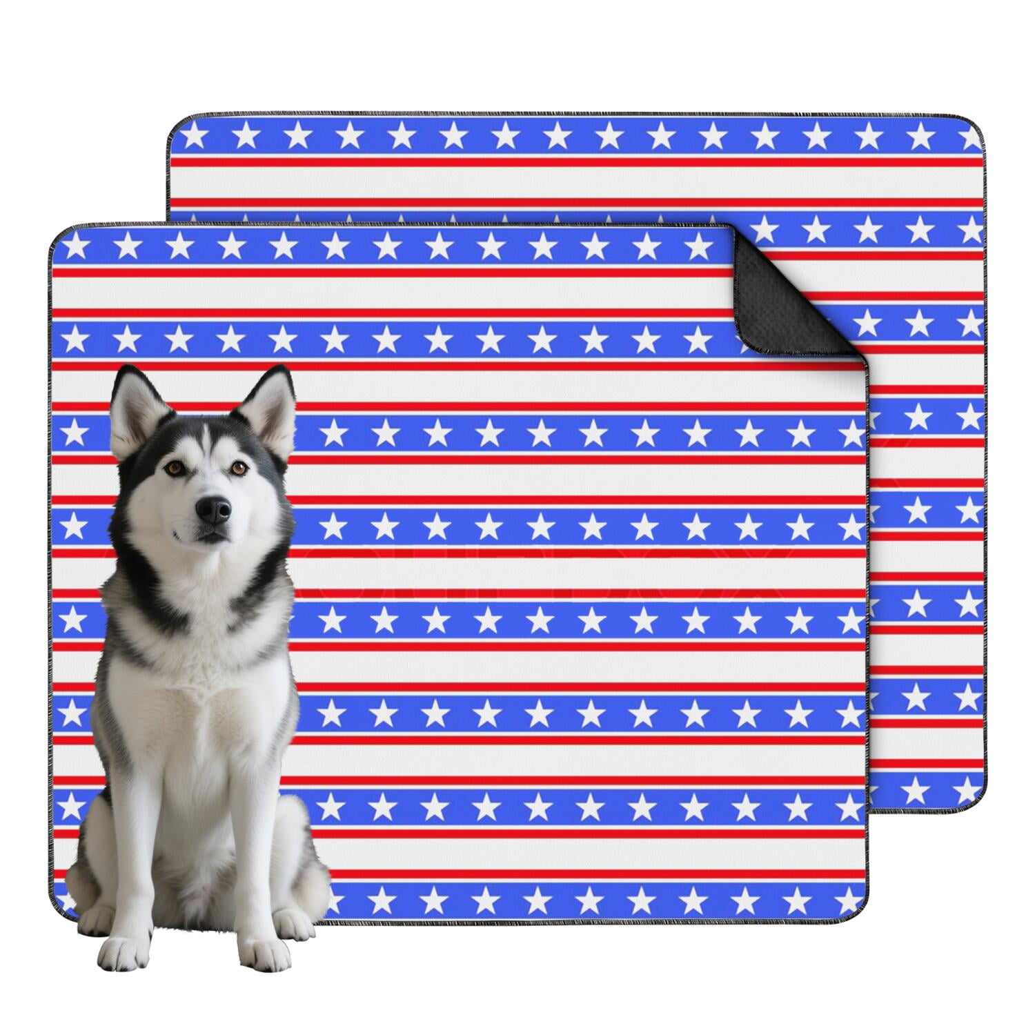 Soft Dog Pee Pads, Comfortable Washable Reusable Potty Pads for Puppies ...