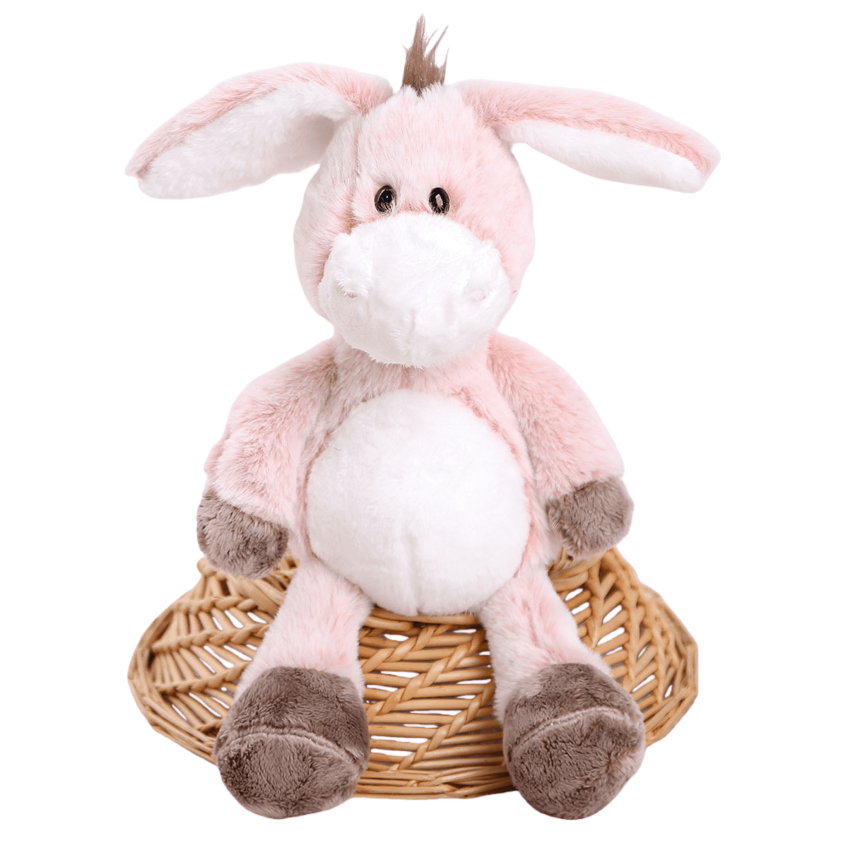 Soft Donkey Plush Stuffed Animal Toy, Cute Huggable Donkey Doll, Cozy ...