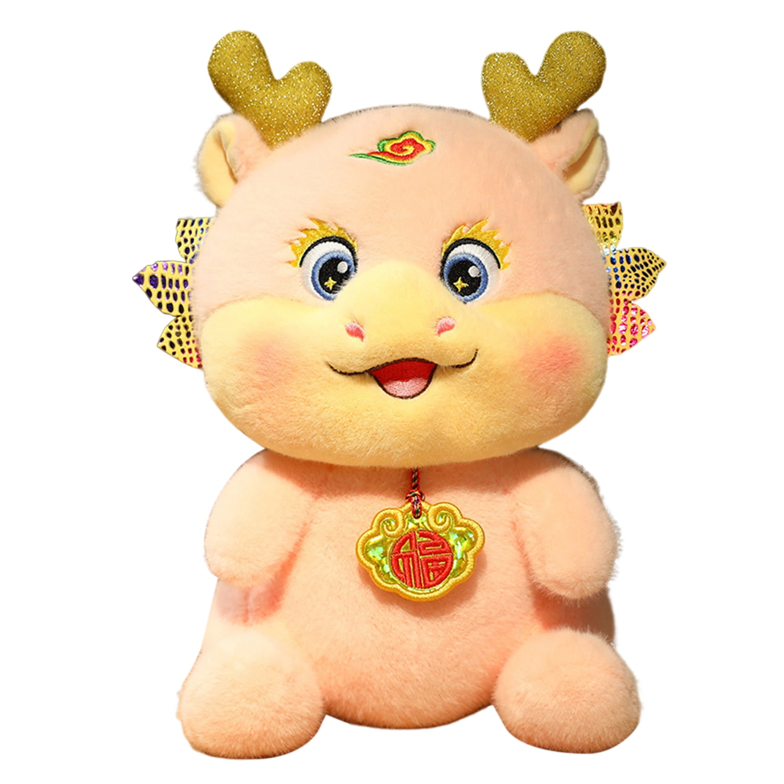 Soft Dragon Toy Cartoon Chinese Zodiac Dragon Plush Year of 2024 Lucky ...