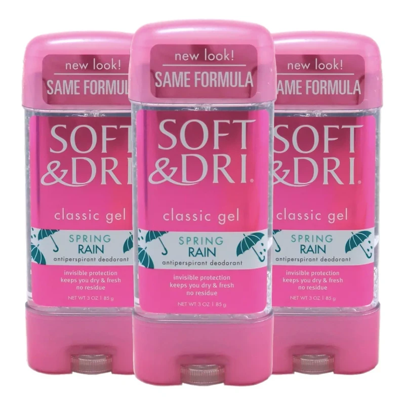 Soft & Dri Antiperspirant - Spring Rain (3-Pack) - Walmart.com