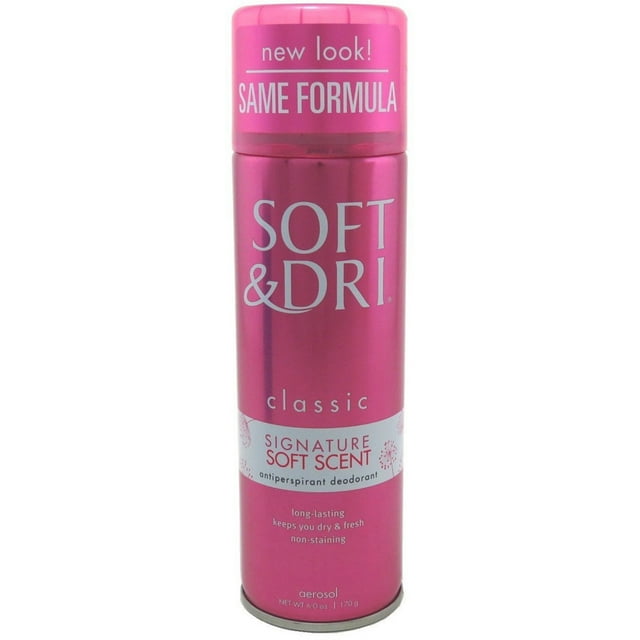 Soft & Dri 6 oz Classic Aerosol Antiperspirant Deodorant, Signature ...