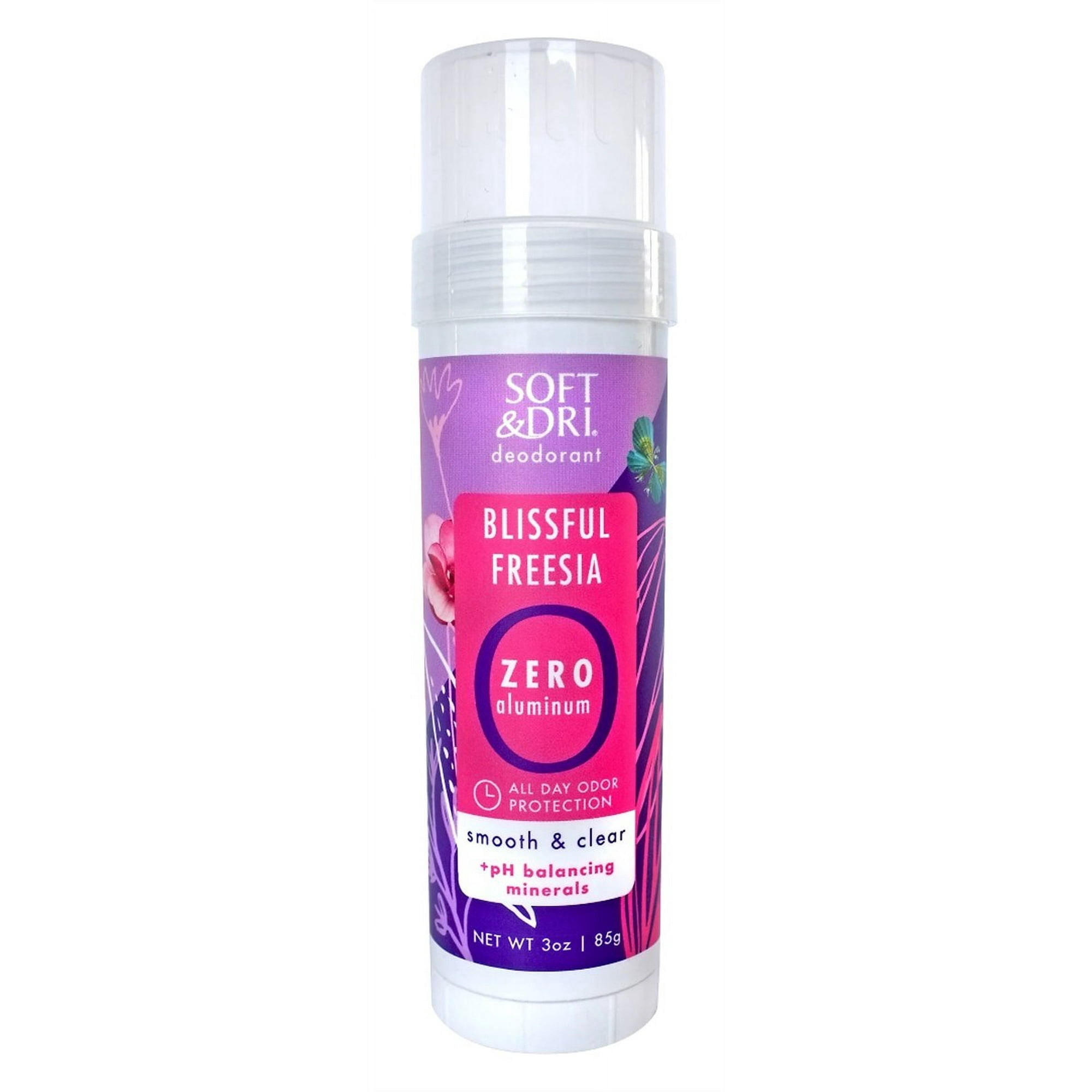 Soft & Dri Deodorant Blissful Freesia Zero Aluminum, 3 Oz, 6 Pack ...