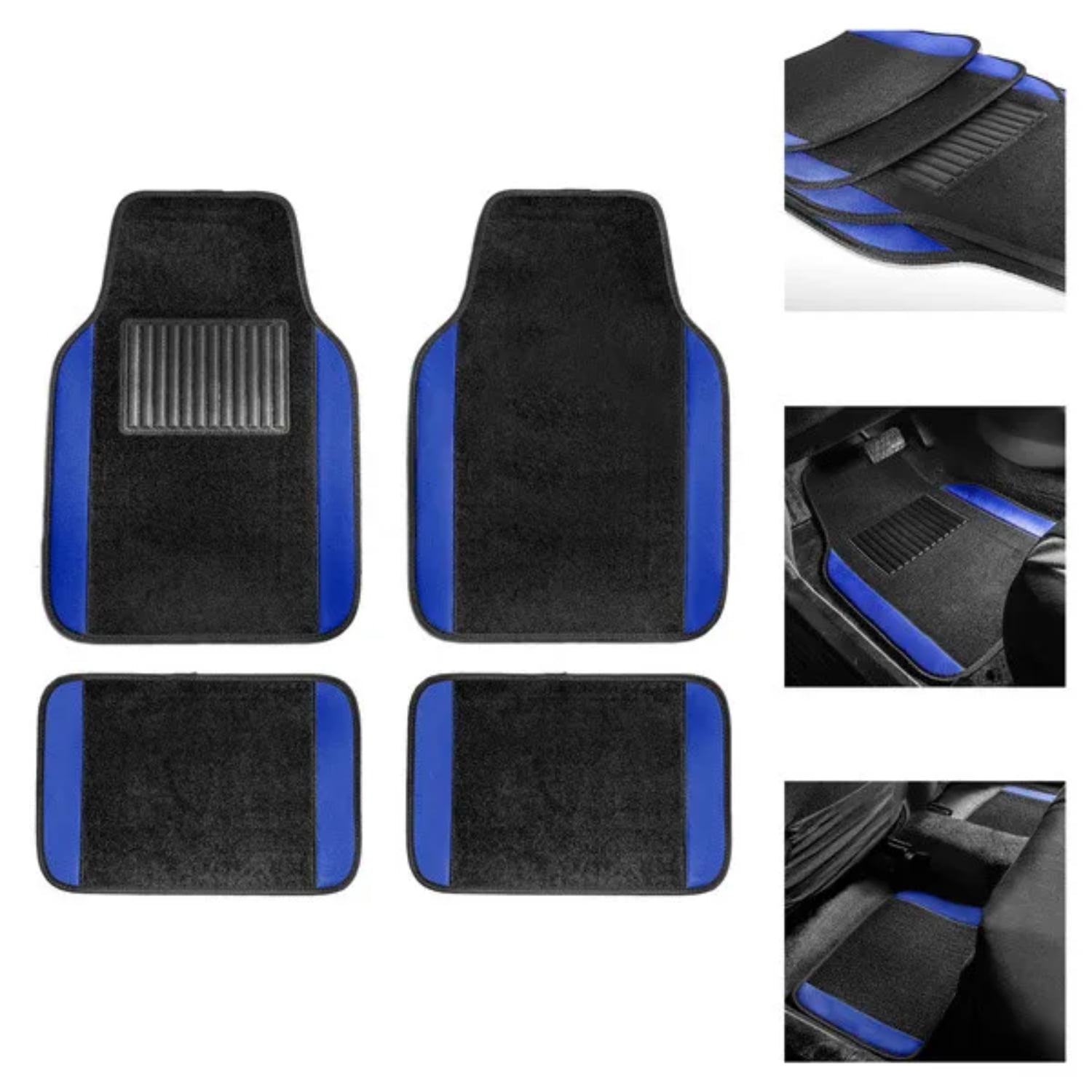 Soft and Durable Car Floor Mats - Complete Set of Automotive Carpet ...