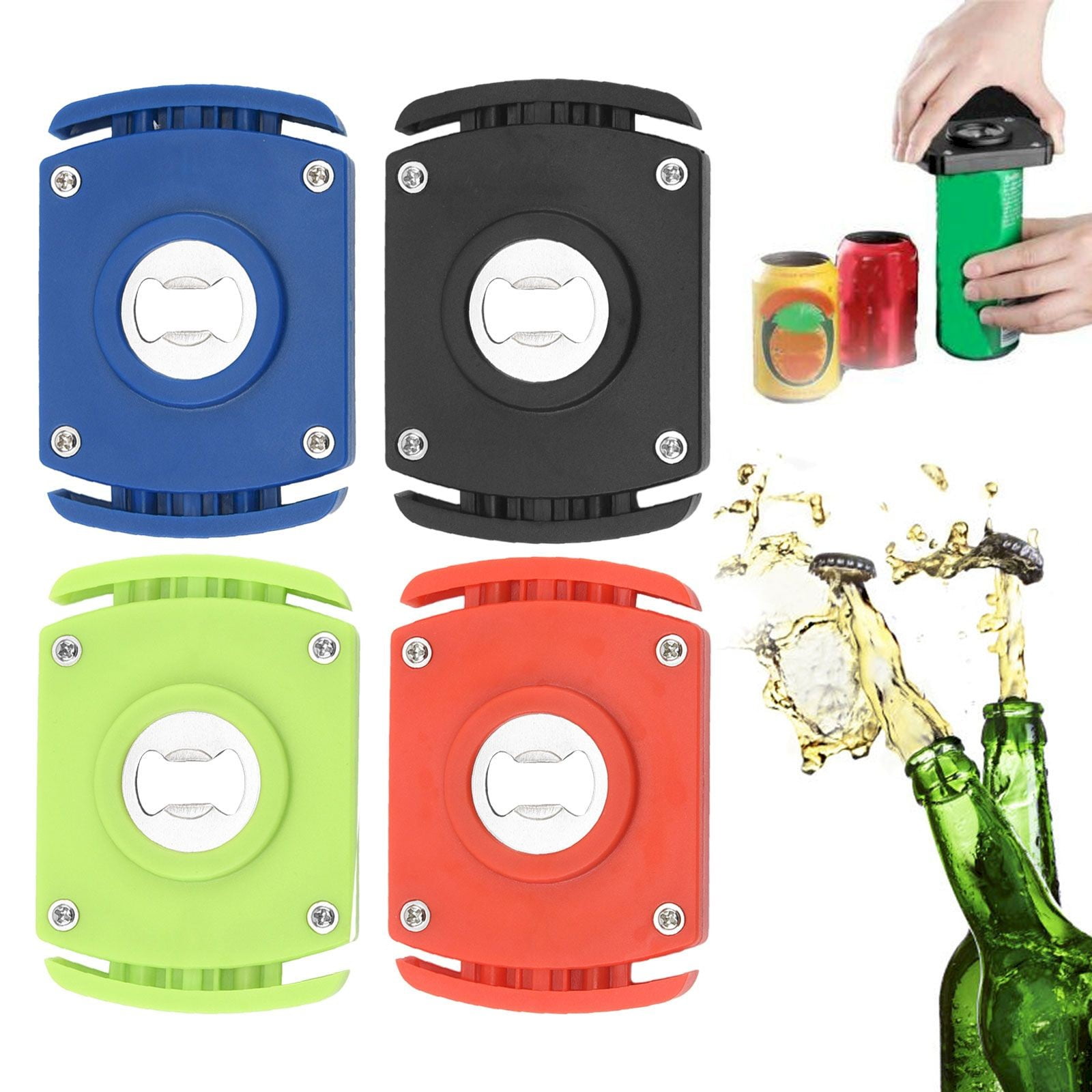 Soft Edge Safety Can Opener 2025 - Manual Beverage Can Opener for Beer ...