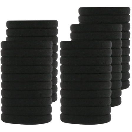 100 PCS Hair Ties, Soft Seamless Hair Bands for Thick Thin Hair ...