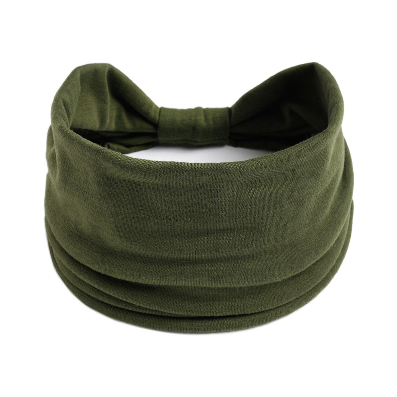 Soft Elastic Workout Headband Non-Binding Fabric Wide Sweatproof For ...