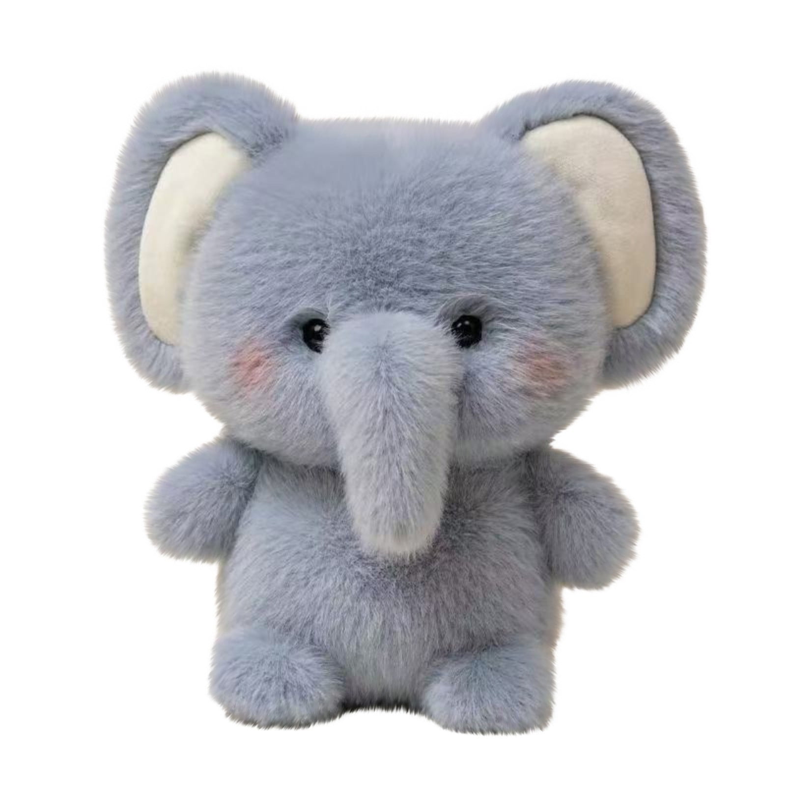 Soft Elephant Plush Toy - Cuddly Grey Elephant Stuffed Animal for Kids ...