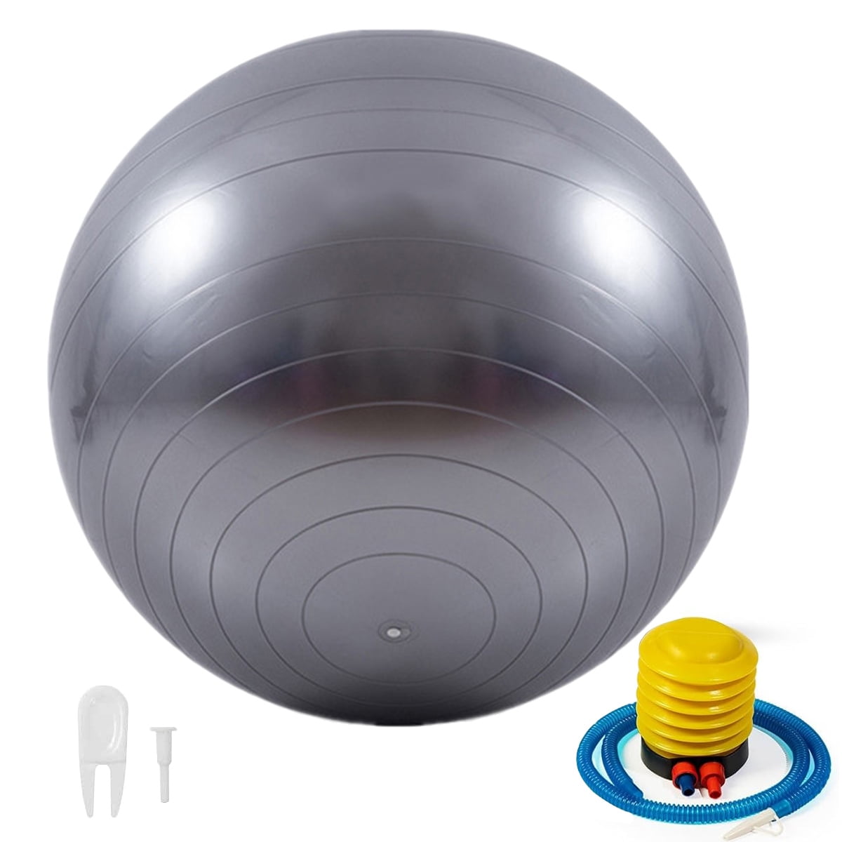 Soft Exercise ball, Anti-Burst Yoga Ball Chair Supports, Stability ...